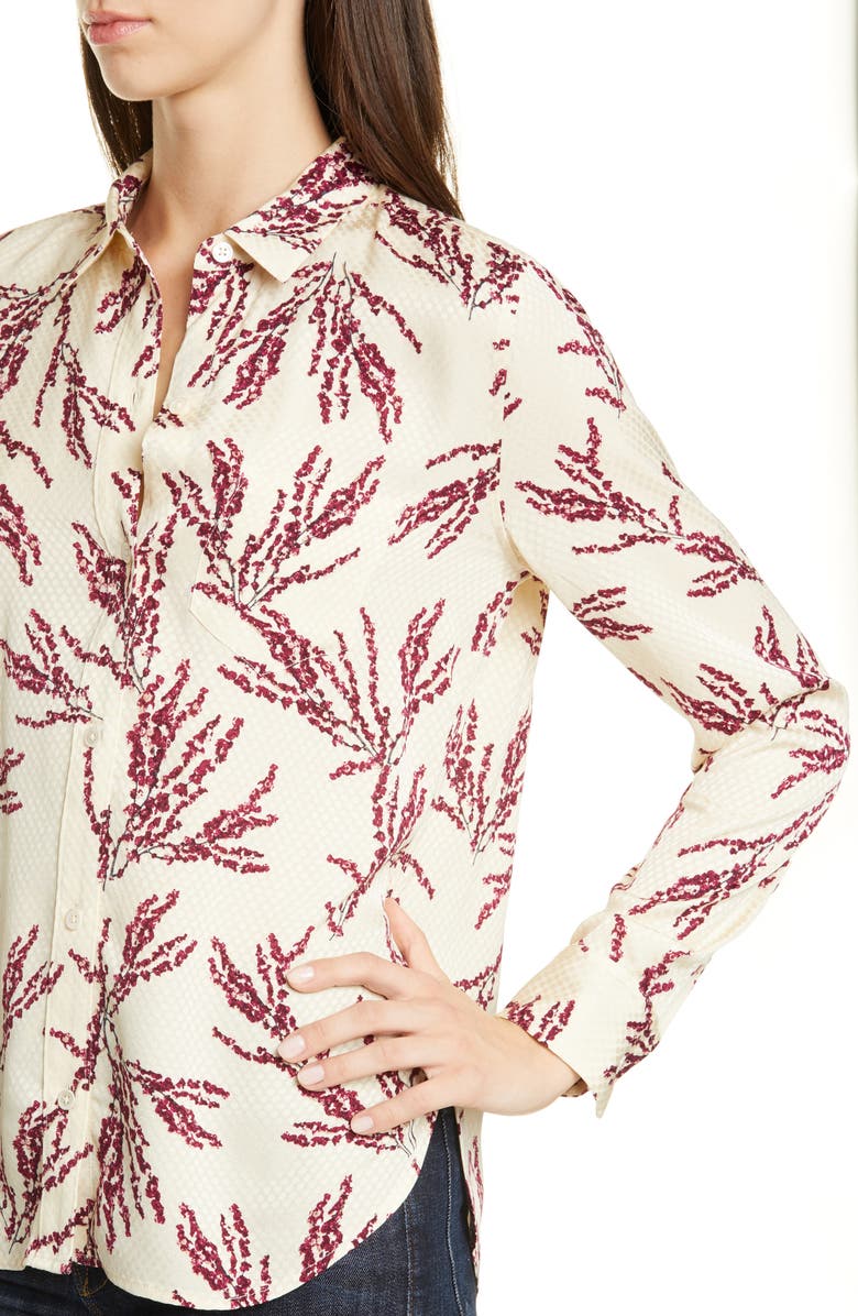 Equipment Leema Print Long Sleeve Blouse | Nordstromrack