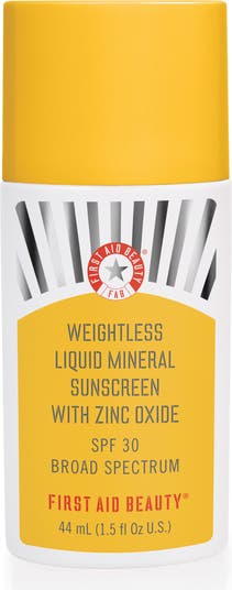 First Aid Beauty Weightless Liquid Mineral Sunscreen SPF 30 | Nordstrom