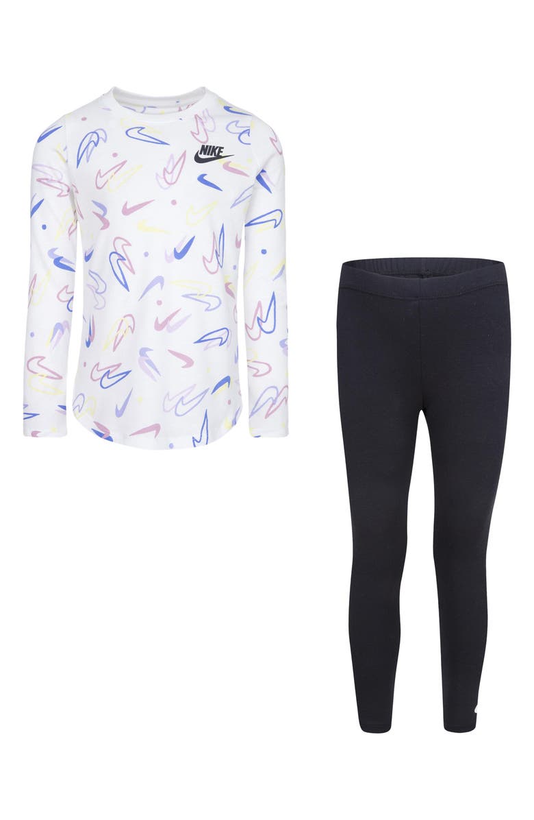 Nike Kids' Logo T-Shirt & Leggings Set | Nordstromrack