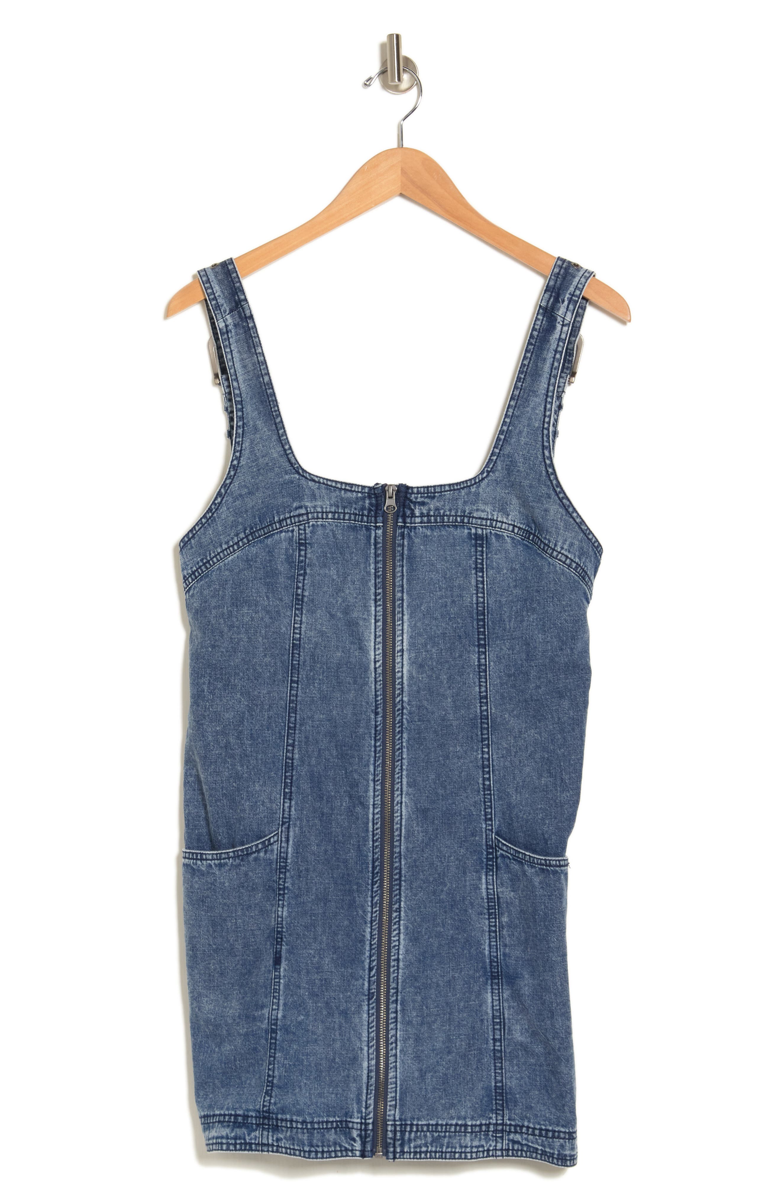Free People Western Wind Denim Minidress | Nordstromrack