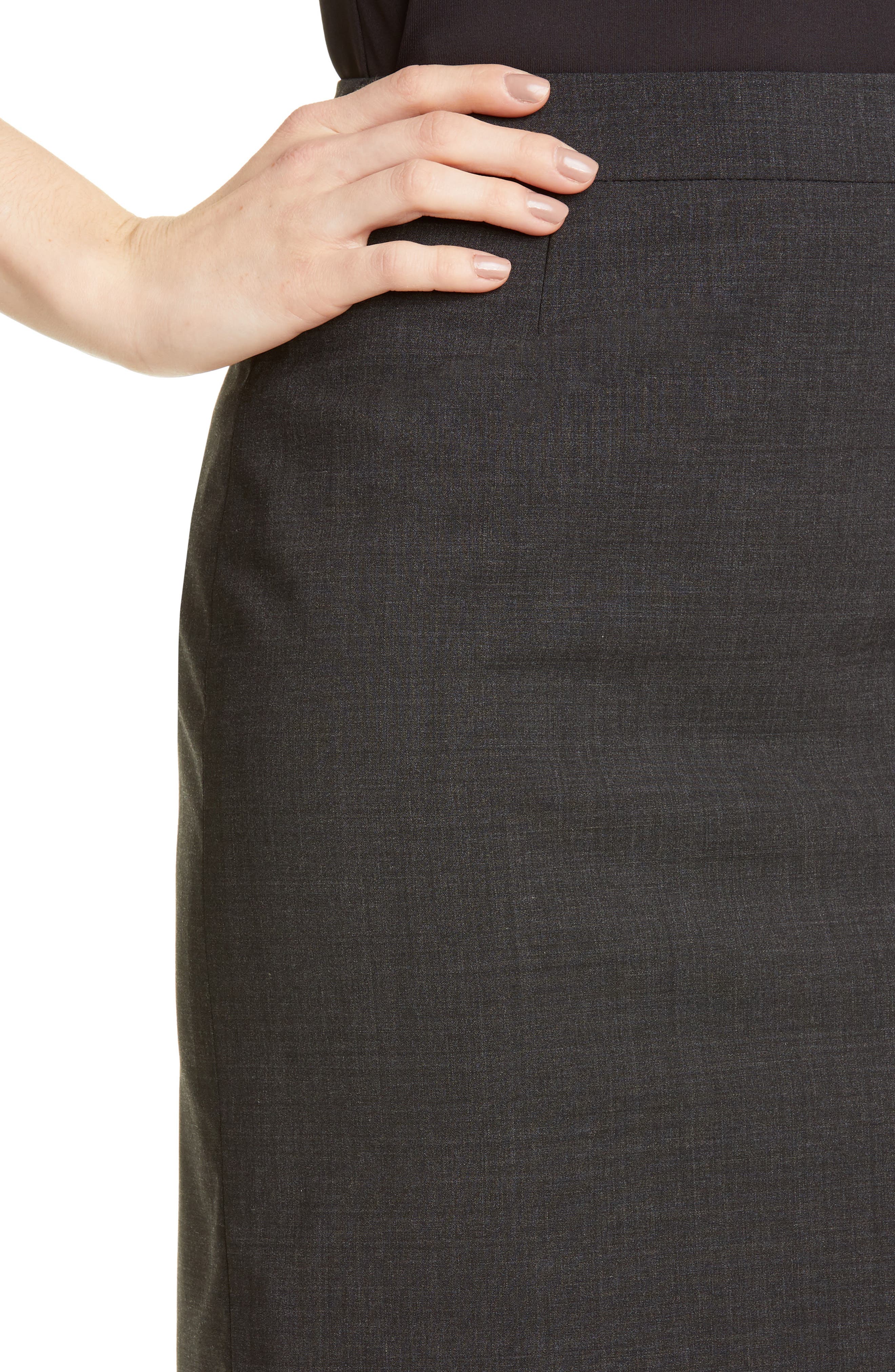 BOSS Vilea Tropical Stretch Wool Pencil Skirt | Nordstromrack