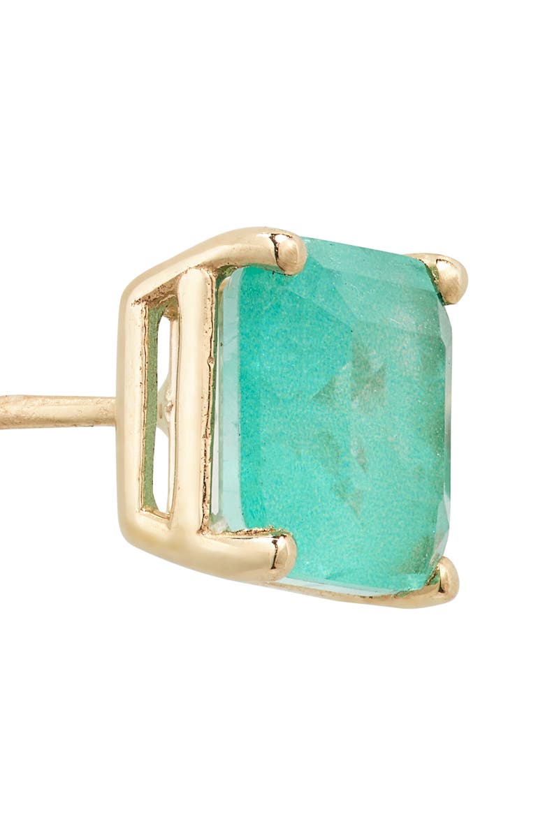 Bony Levy 14K Gold Green Quartz Stud Earrings | Nordstrom