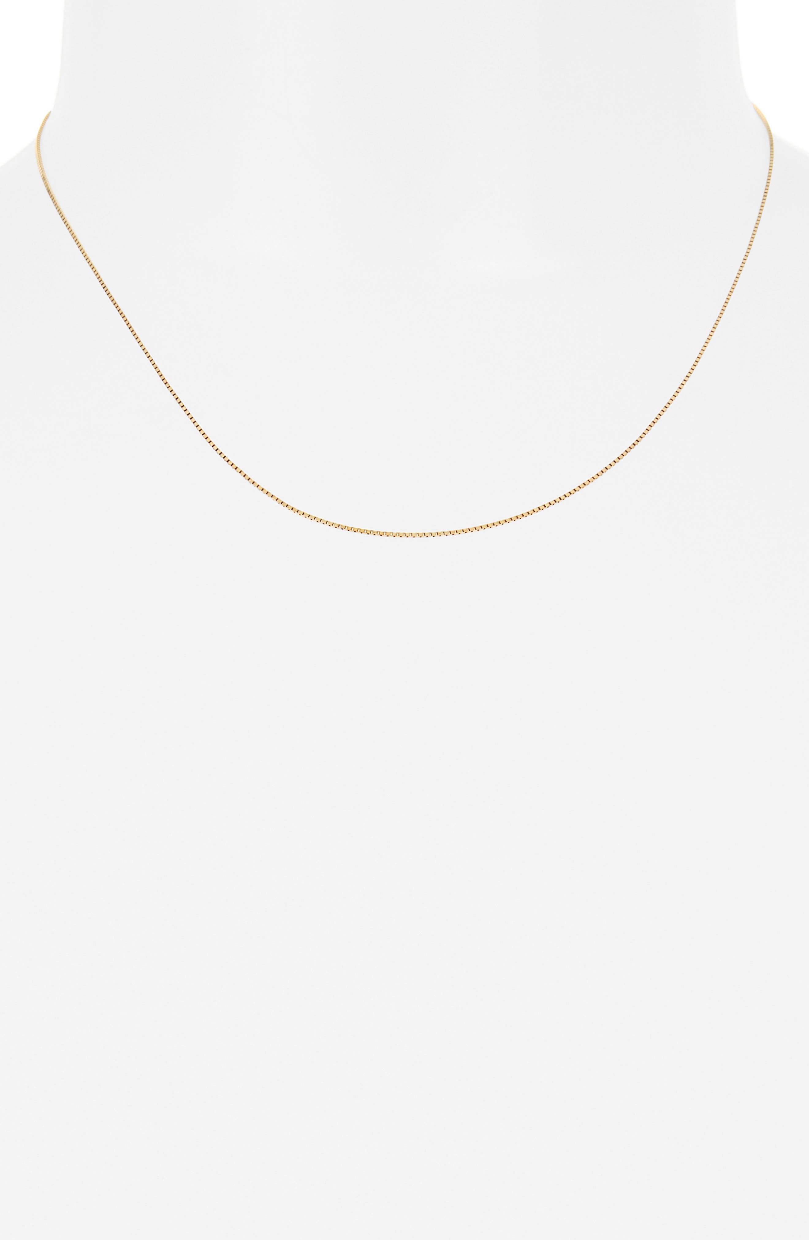 Bony Levy 14K Yellow Gold Box Chain Necklace | Nordstromrack