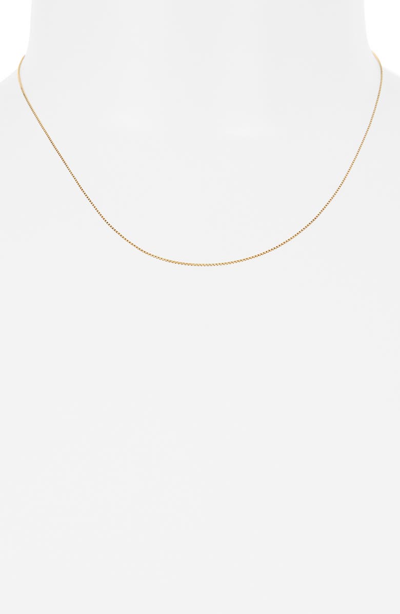 Bony Levy 14K Yellow Gold Box Chain Necklace | Nordstromrack