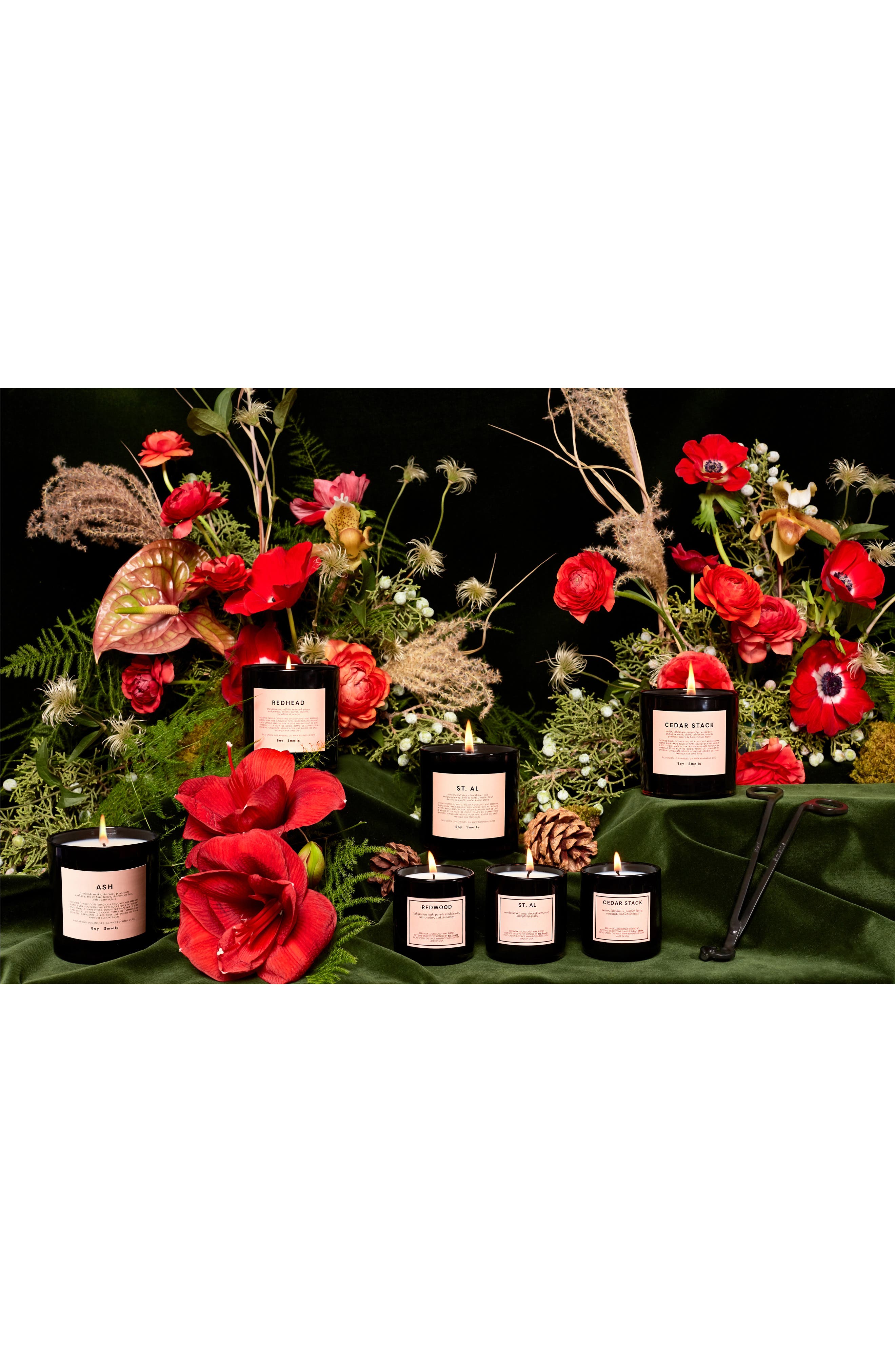 Boy Smells Kush, Ash & Cedar Stack Set of 3 Scented Votive Candles ...