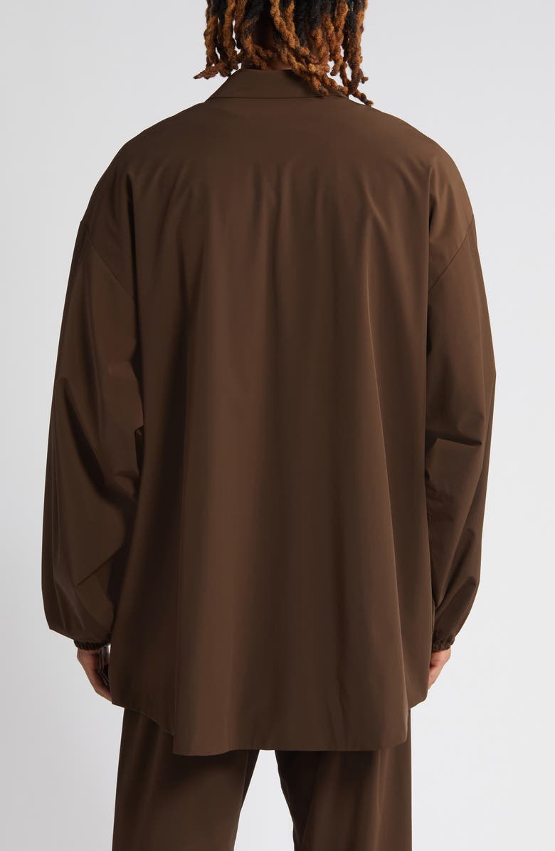 Fear of God Essentials Oversize Stretch Nylon Zip Jacket | Nordstromrack