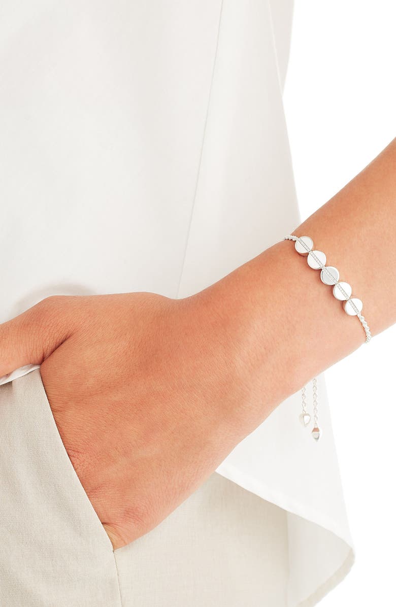 Monica Vinader Engravable Diamond Beaded Friendship Bracelet ...