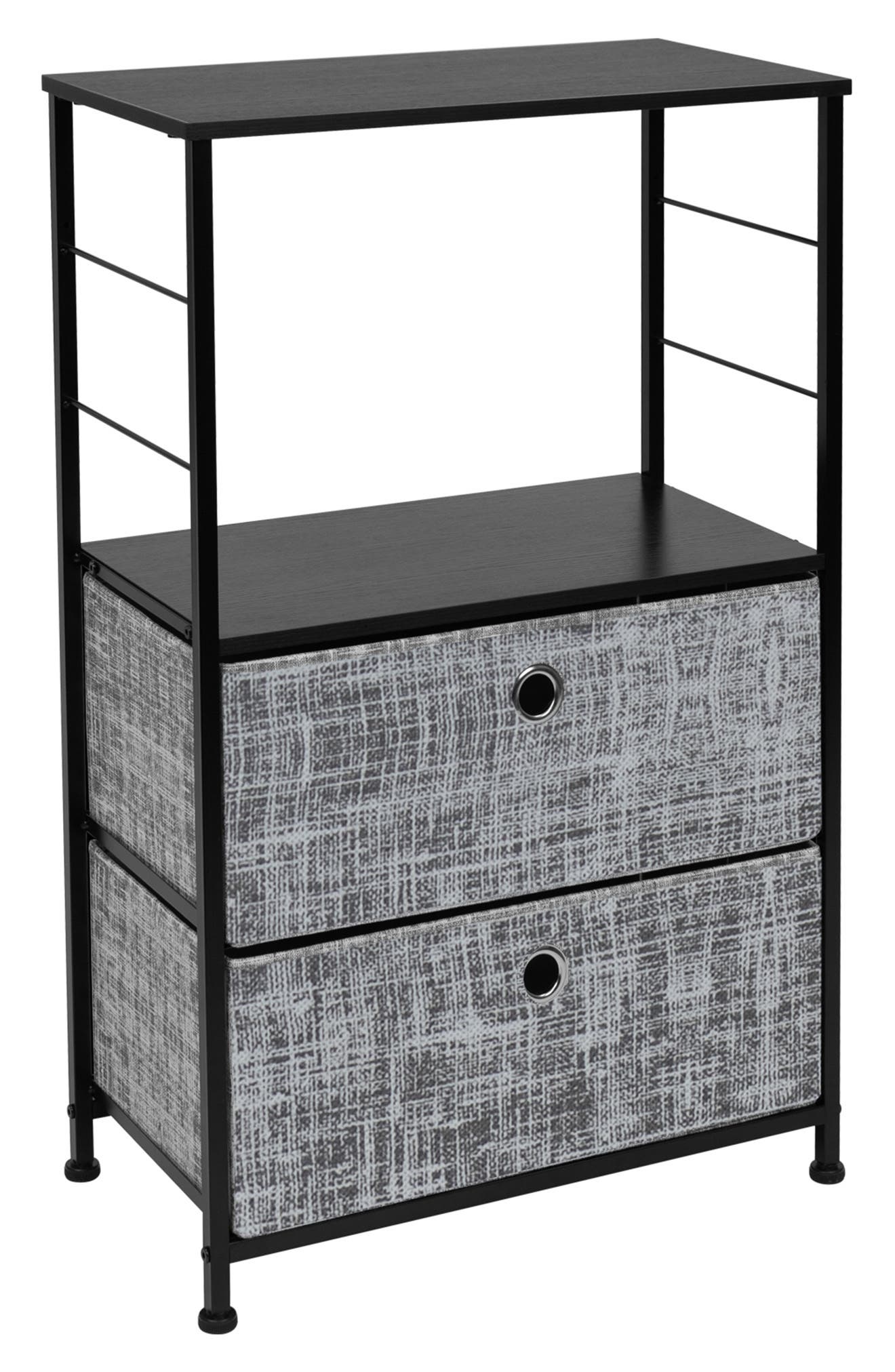 SORBUS Gray 2-Drawer End Table | Nordstrom