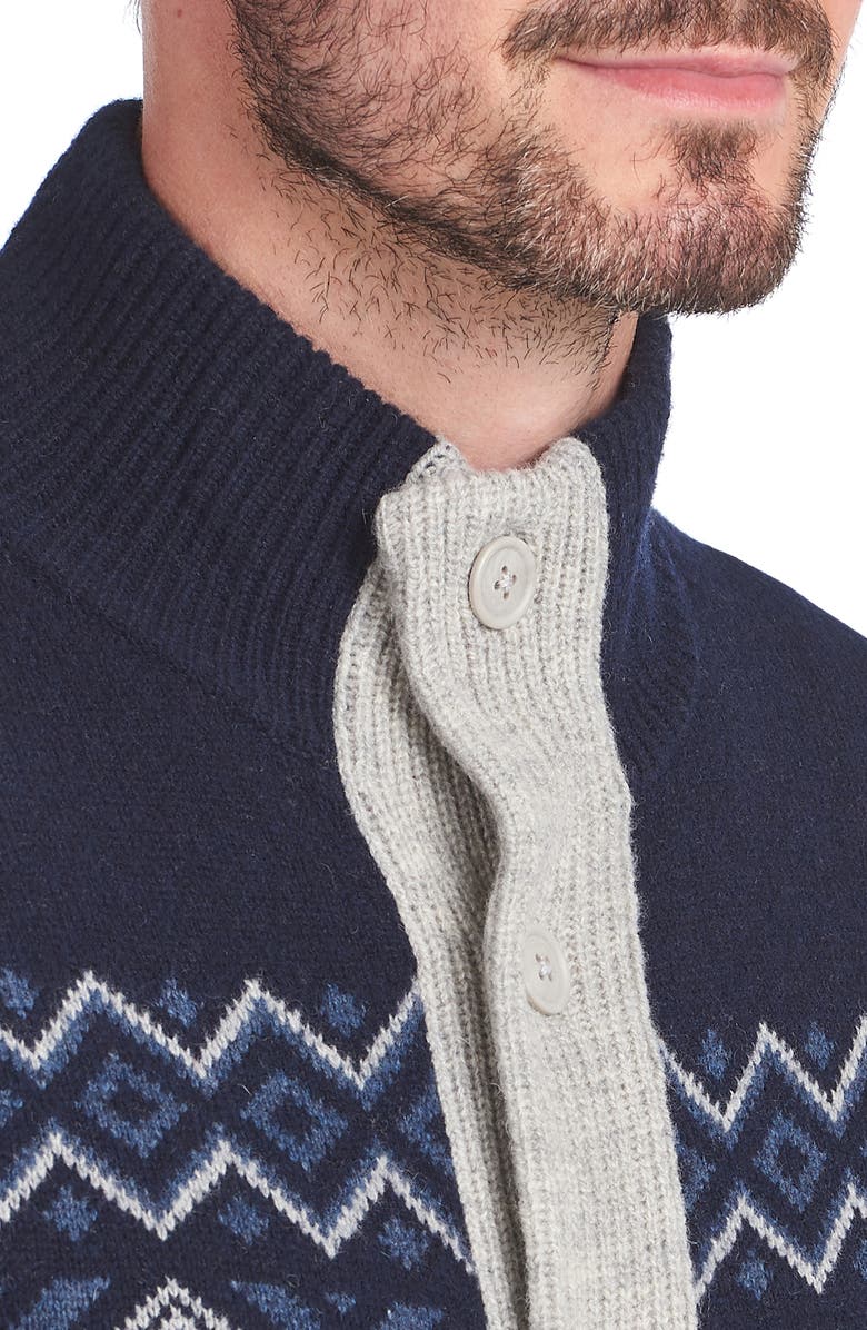 Barbour Kirk Fair Isle Wool Cardigan | Nordstromrack