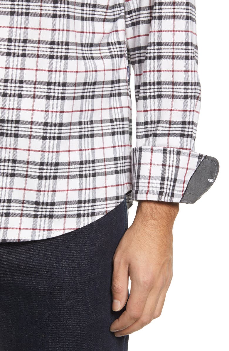 Stone Rose Dry Touch® Plaid Performance Flannel Button-Up Shirt ...