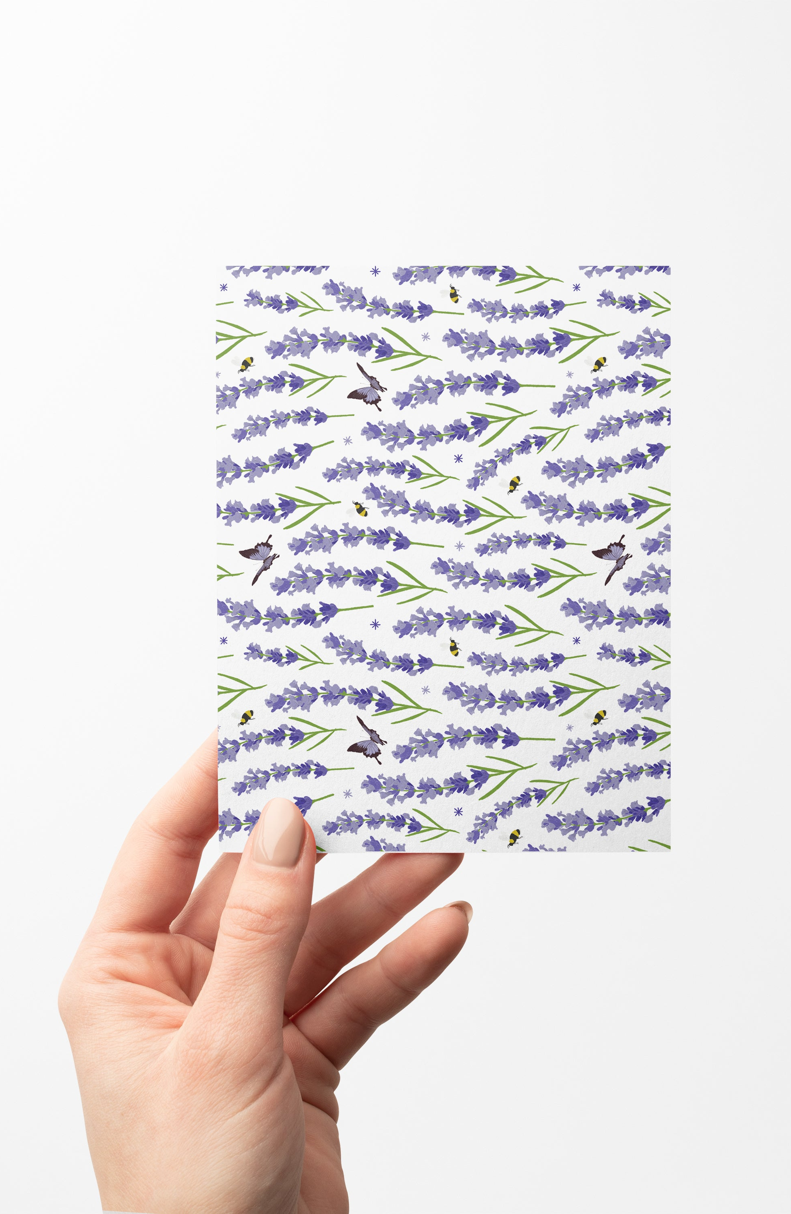 Joy Paper Co. 8 Boxed Lavender Notecards Stationery | Nordstrom