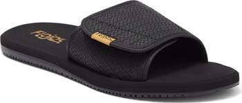 FLOJOS Duke Braided Textured Slide Sandal (Men) | Nordstromrack
