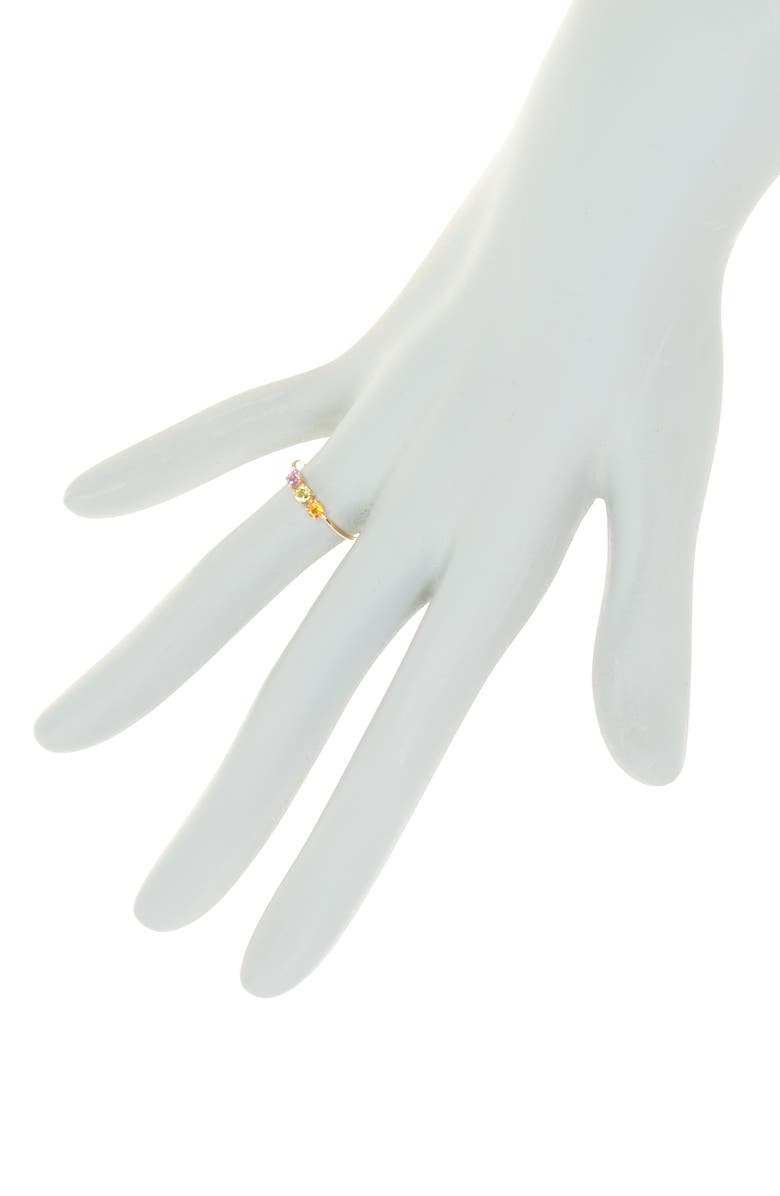 Bony Levy 18K Gold Mixed Color Triple Stone Ring | Nordstromrack