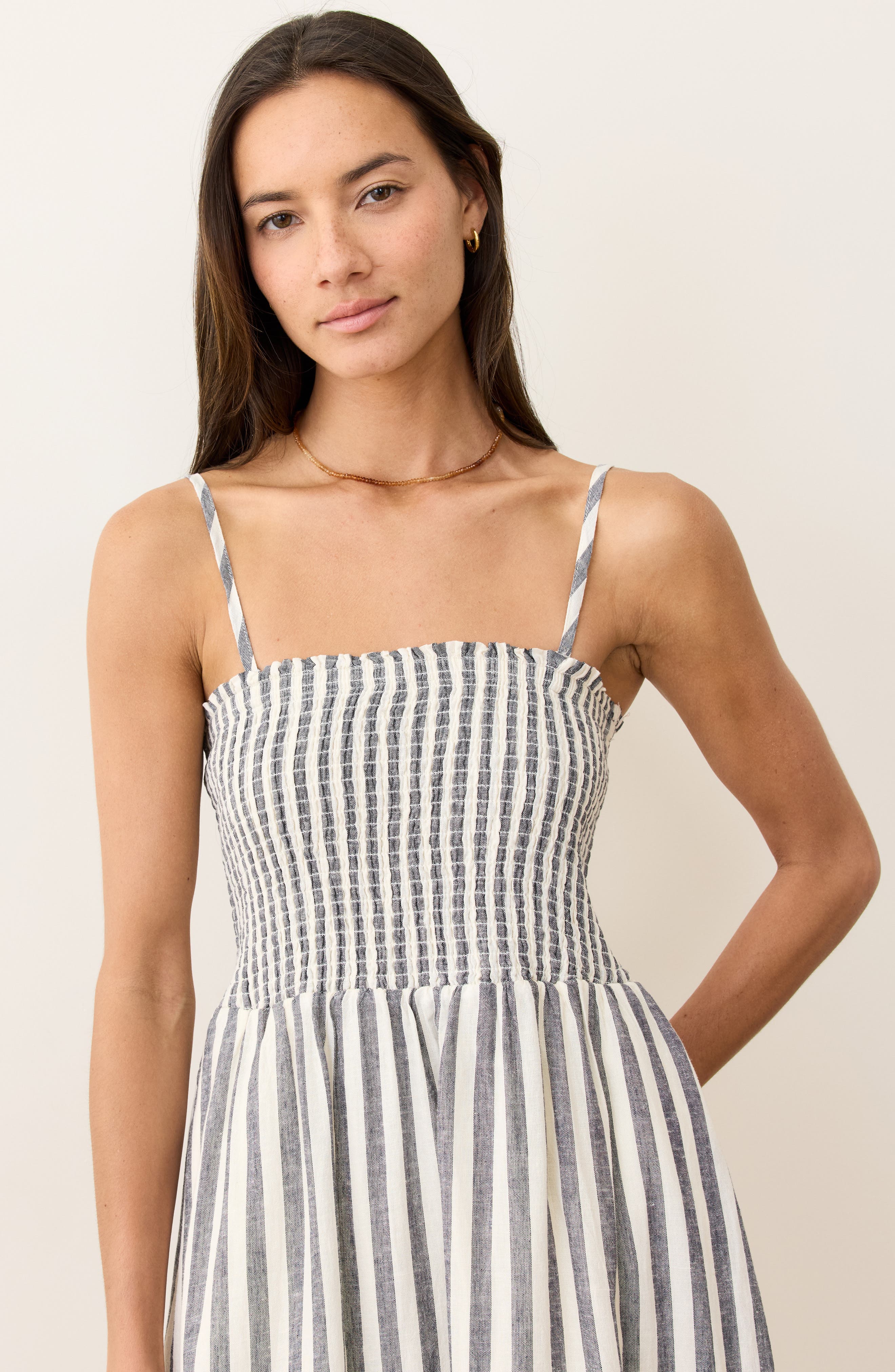 Marine Layer Stripe Smocked Sundress | Nordstrom