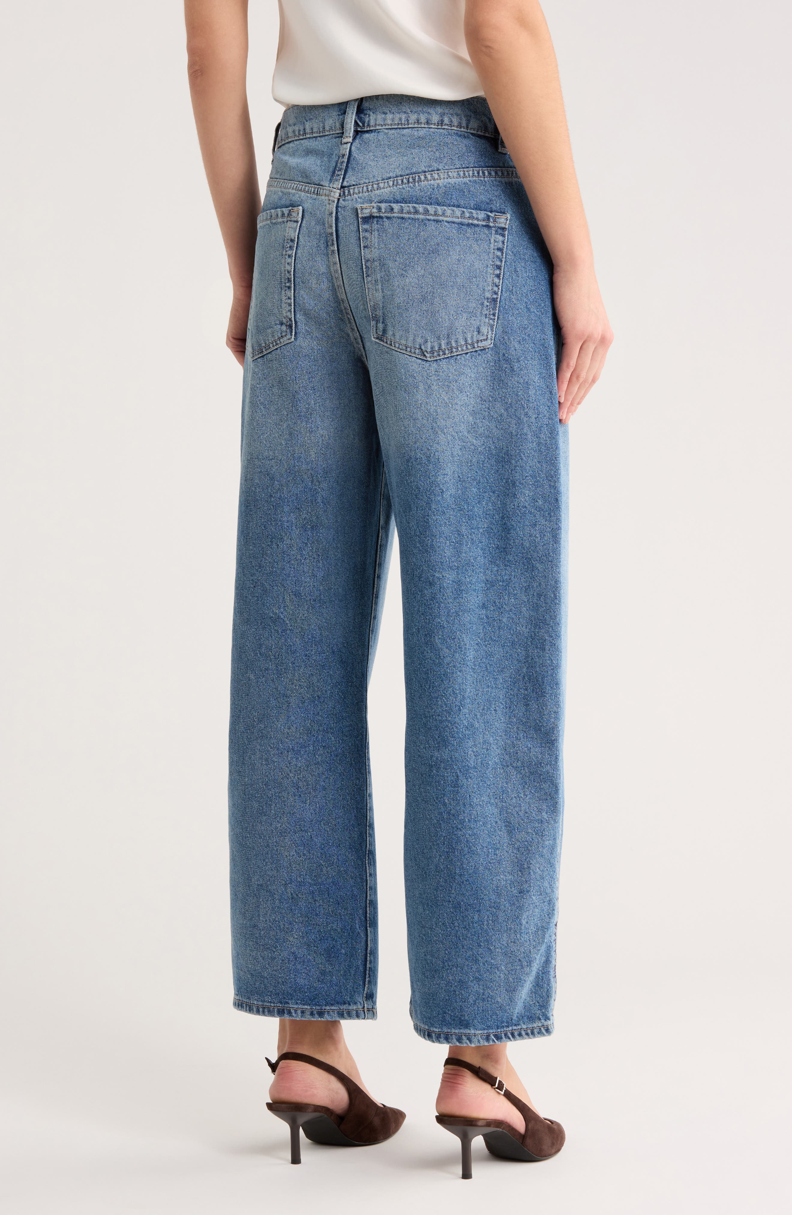 JASON WU High Waist Ankle Relaxed Barrel Jeans | Nordstromrack