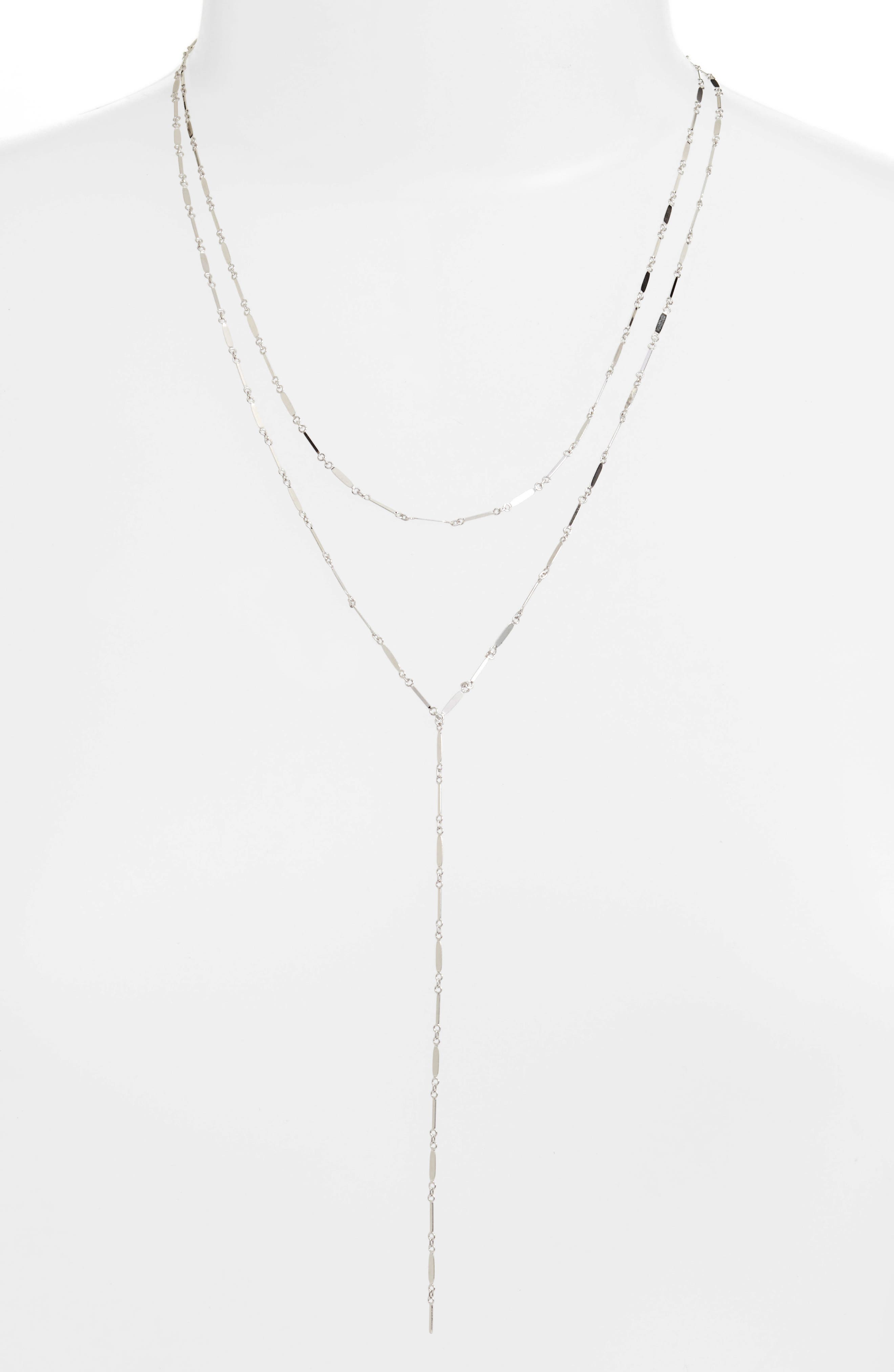 Argento Vivo Sterling Silver Argento Vivo Mirror Bar Multistrand Y ...