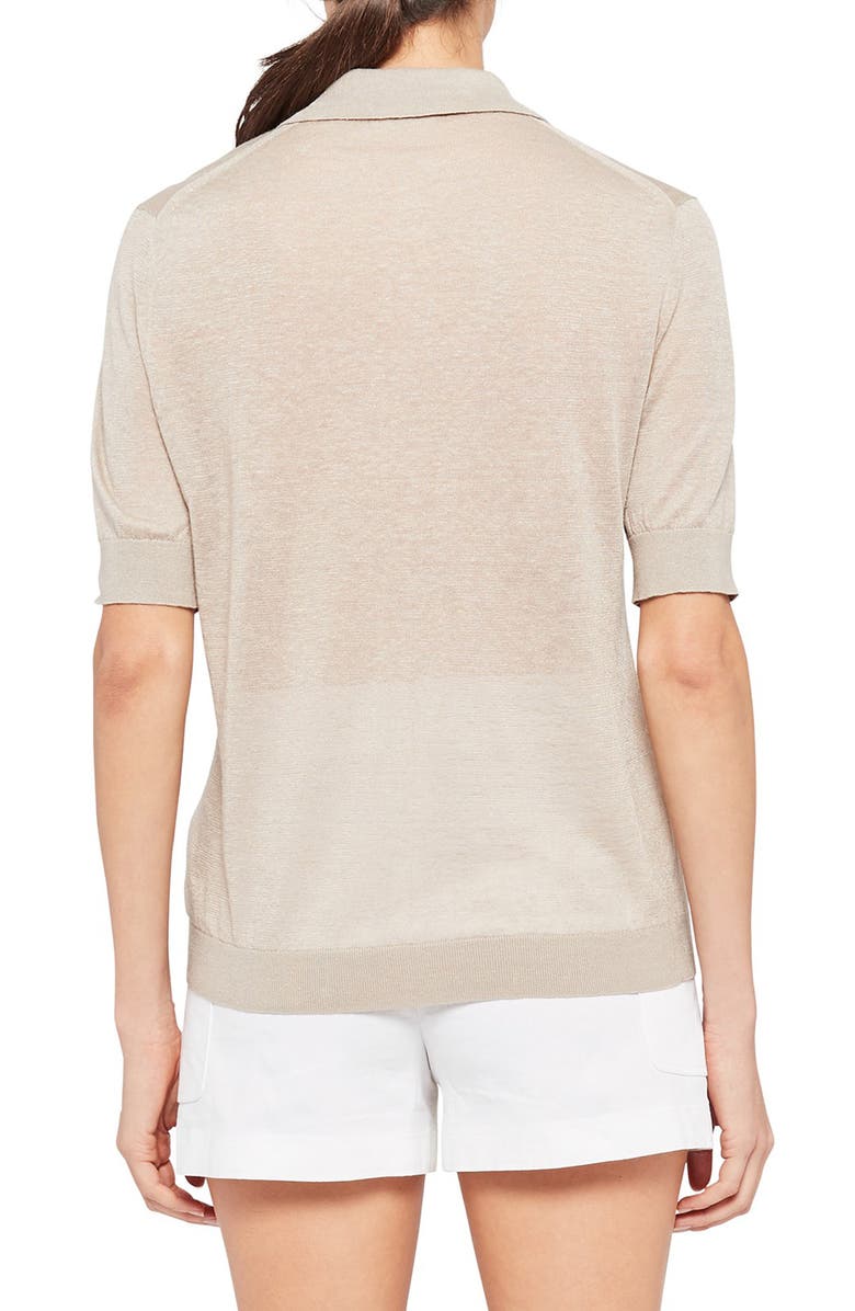 Theory Sag Harbor Linen Blend Polo | Nordstromrack