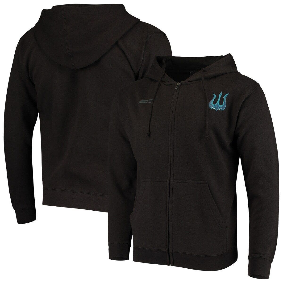 Outerstuff Men's Black Seattle Surge Engagement Full-Zip Hoodie | Nordstrom