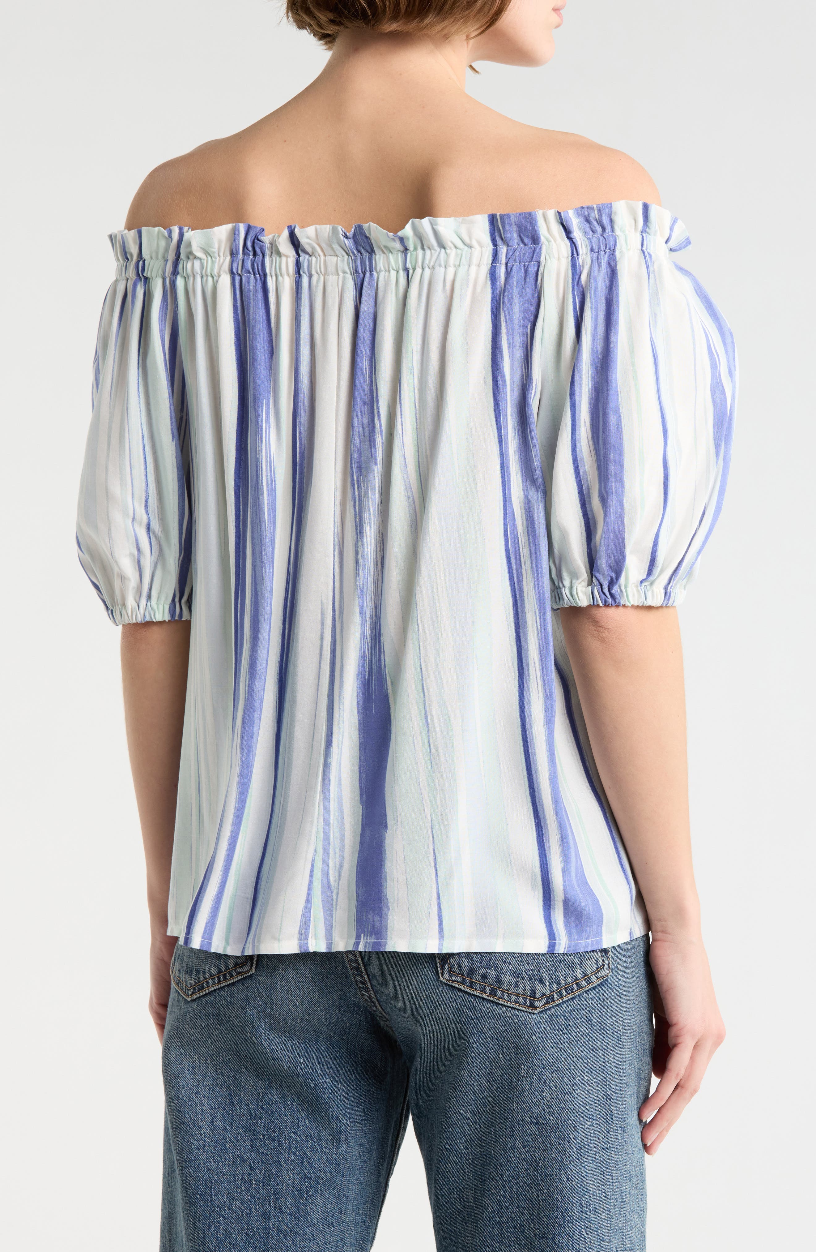 Vince Camuto Off the Shoulder Balloon Sleeve Top | Nordstromrack