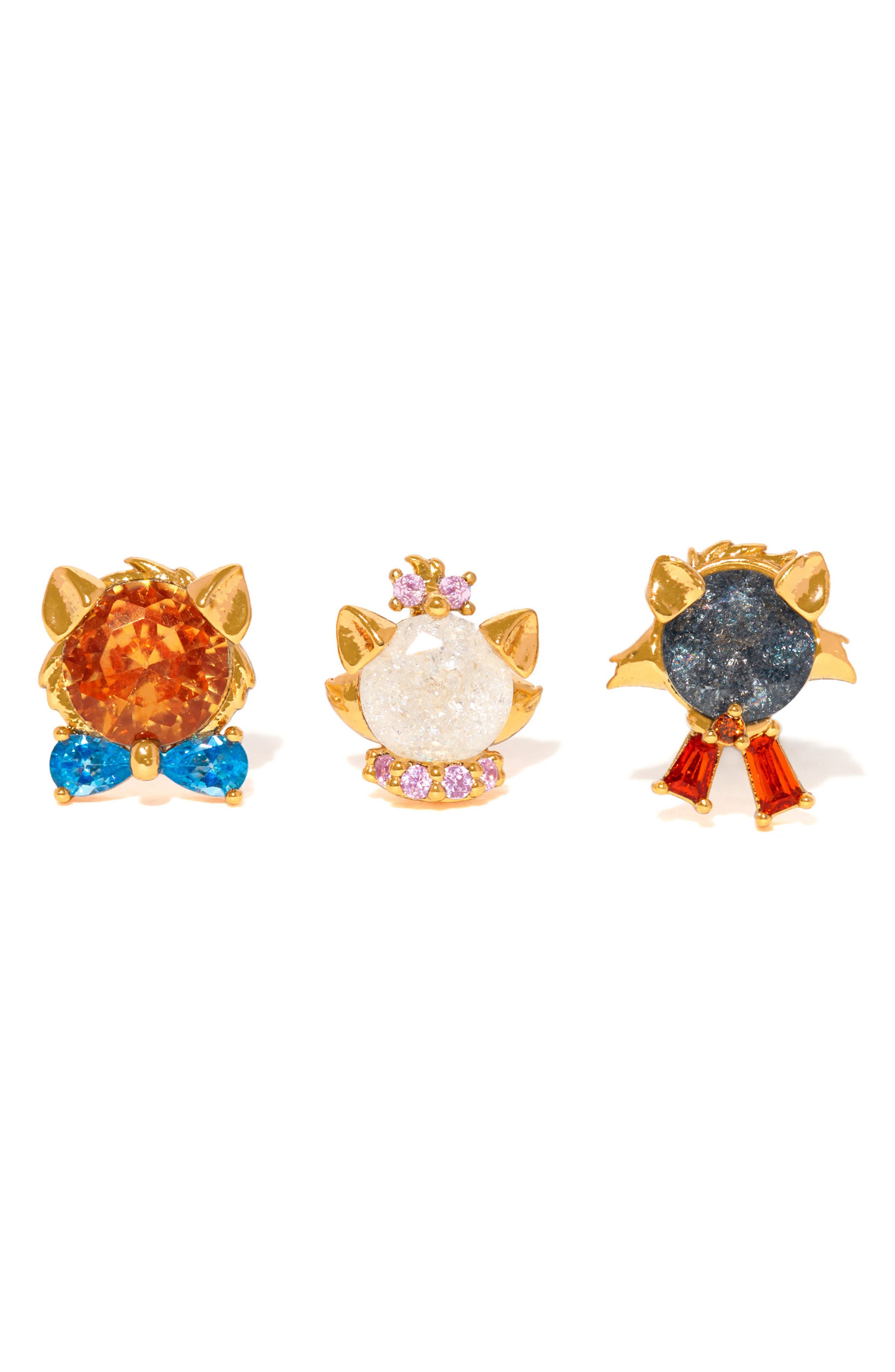 Girls Crew Disney The Aristocats Stud Earrings Set | Nordstrom