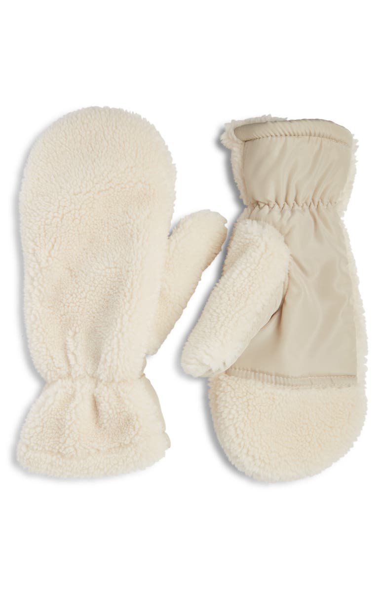 Sweaty Betty Faux Shearling Mittens | Nordstromrack