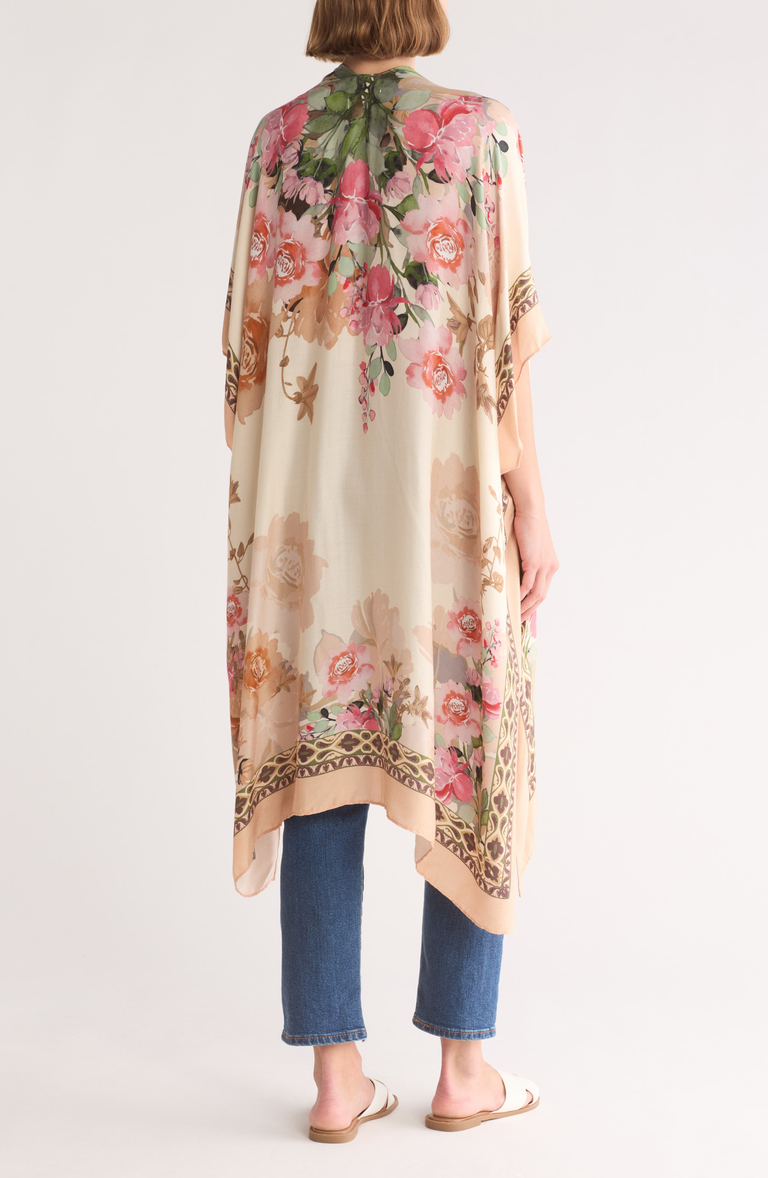 La Fiorentina Floral Ruana | Nordstromrack