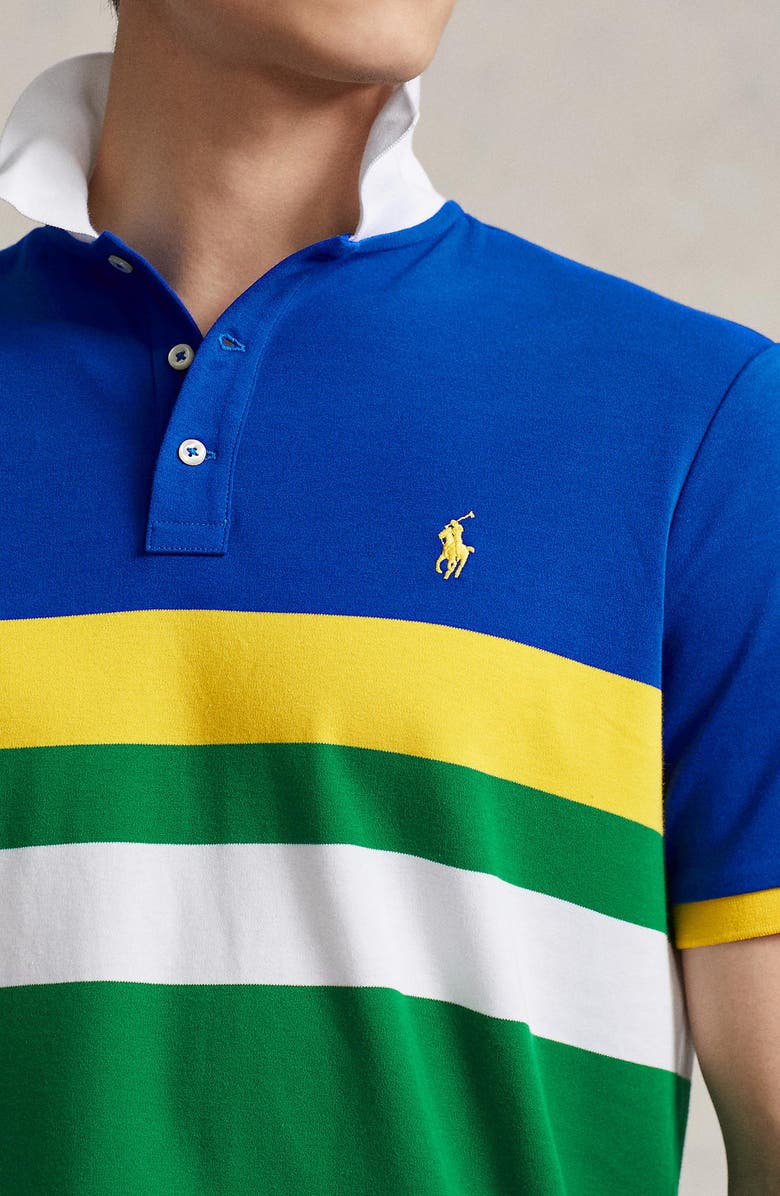Polo Ralph Lauren Classic Fit Colorblock Logo Embroidered Polo | Nordstrom
