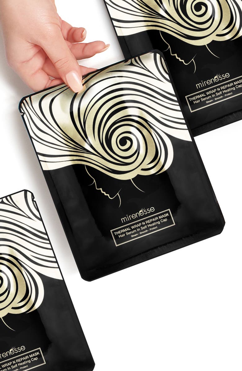 MIRENESSE Thermal Wrap N Repair Hair Mask 3 Pack - Winner Best Hair ...
