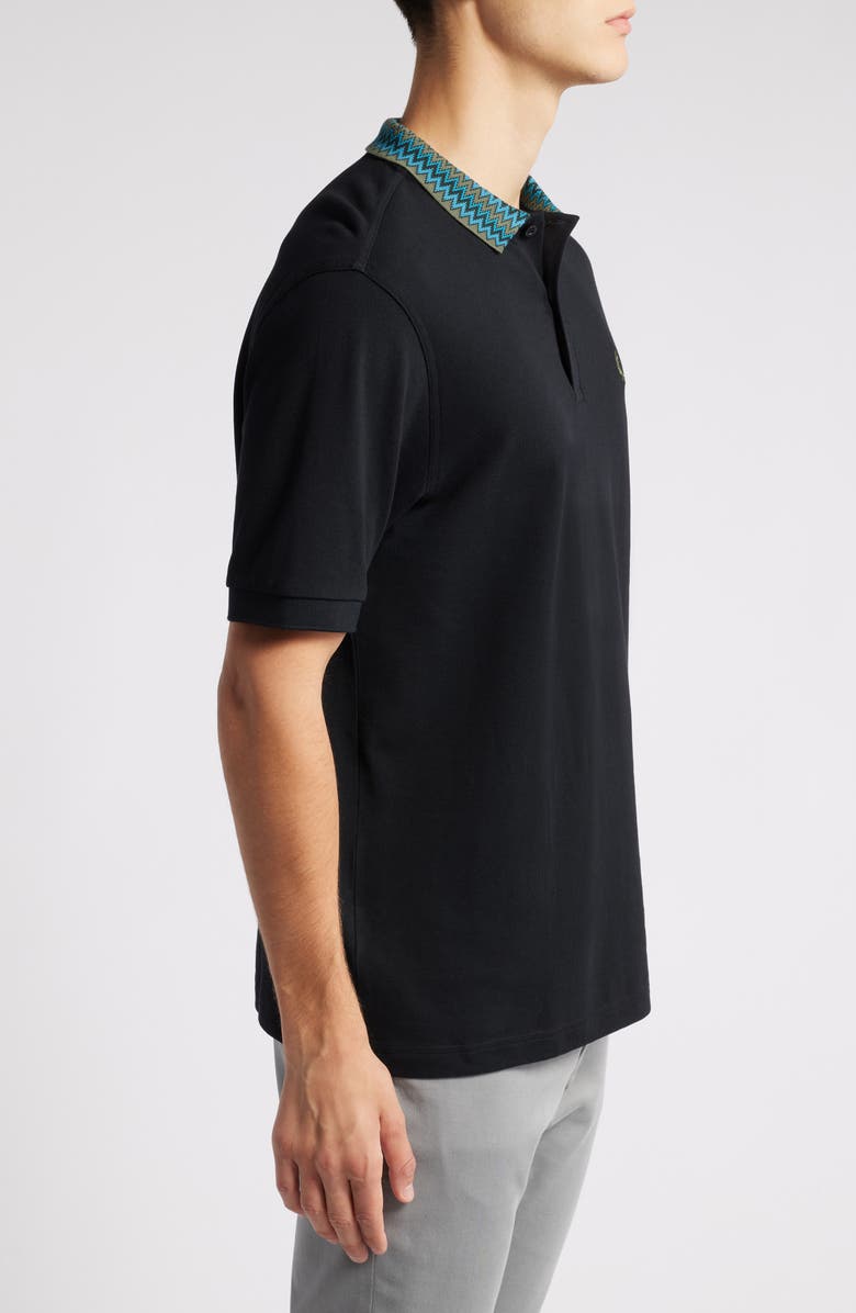 Fred Perry Jacquard Collar Polo Shirt | Nordstrom