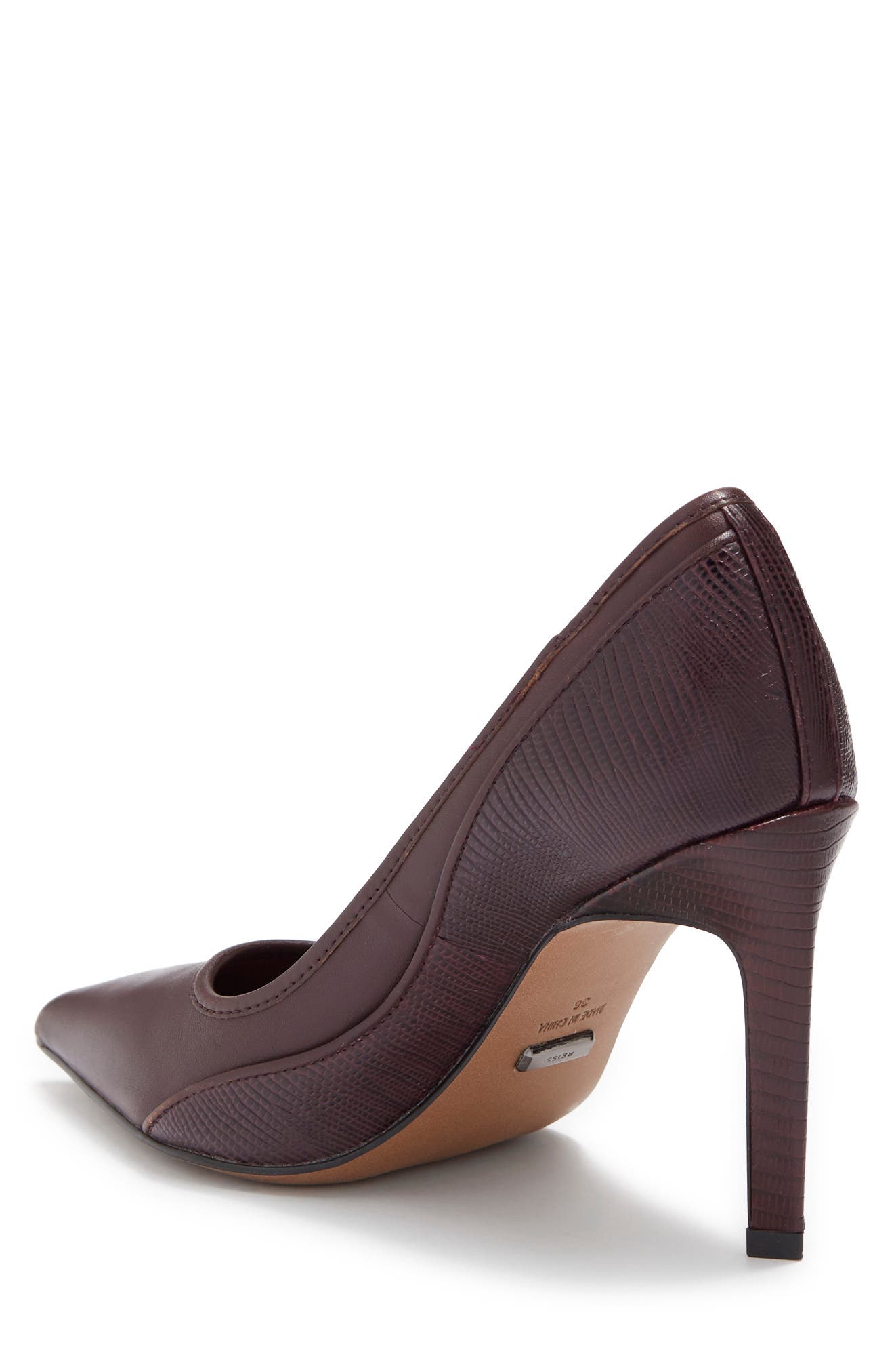 Reiss Maddy Snake Embossed Leather Stiletto Pump (Women) | Nordstromrack