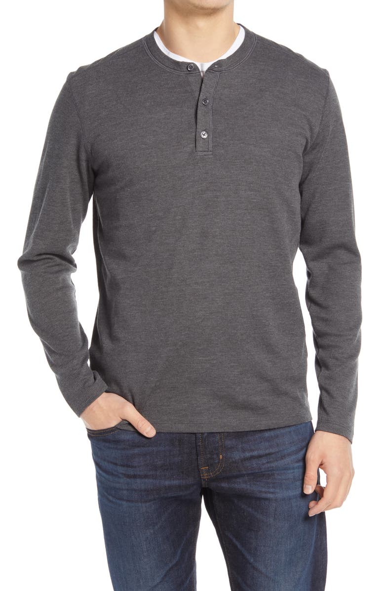 Bonobos Long Sleeve Waffle Henley | Nordstromrack