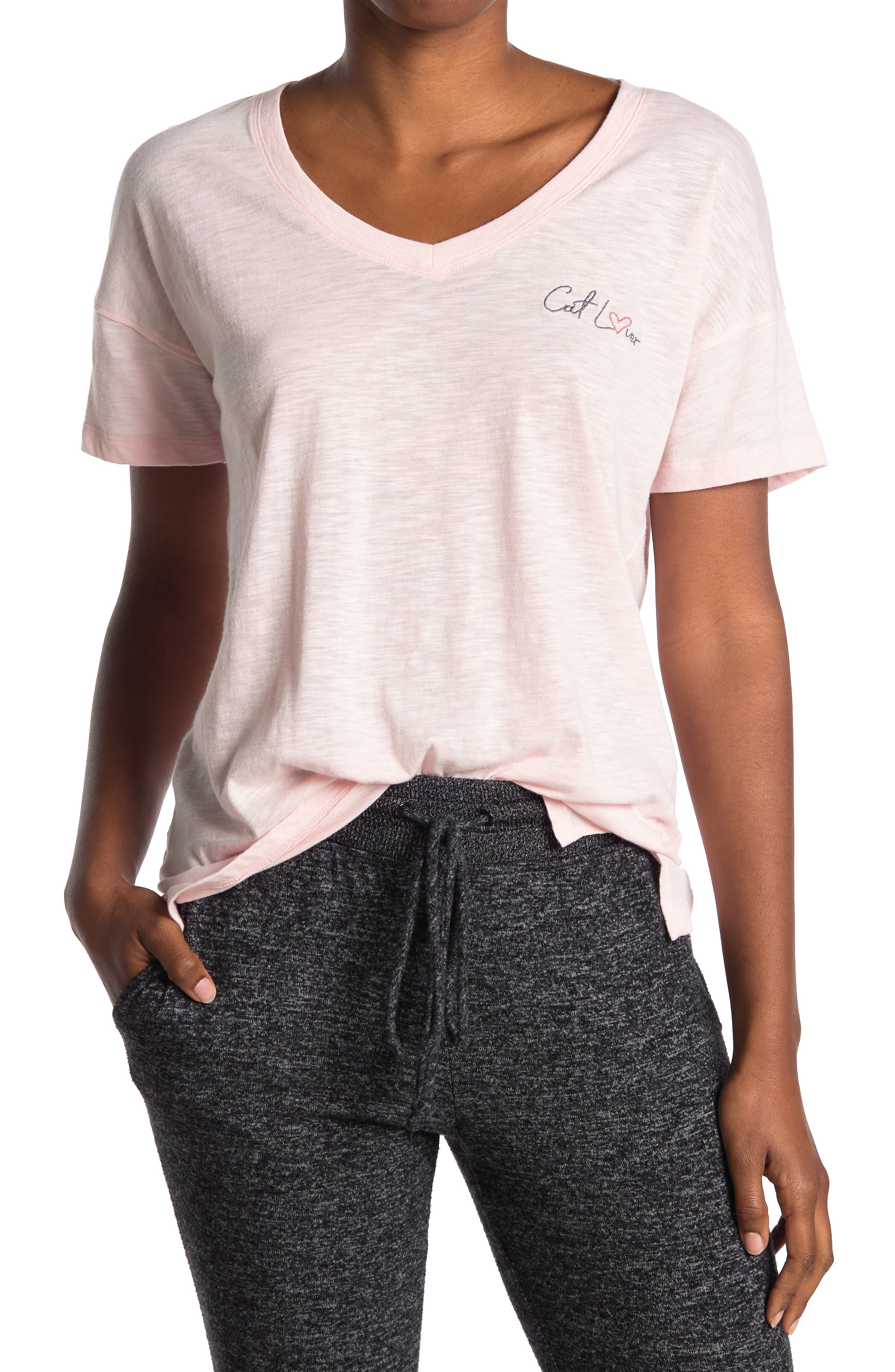 PJ Salvage Cat Lover Short Sleeve T-Shirt | Nordstromrack