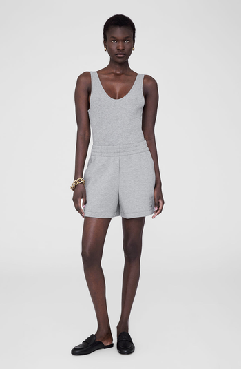 ANINE BING Kam Short Framed Monogram | Nordstrom