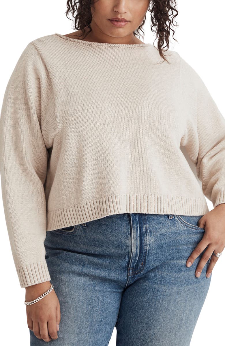 Madewell Roll Neck Cotton Pullover Sweater | Nordstromrack