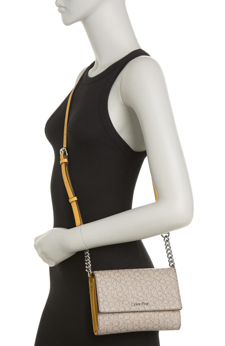 Calvin Klein Pin Dot Logo Chain Wallet | Nordstromrack