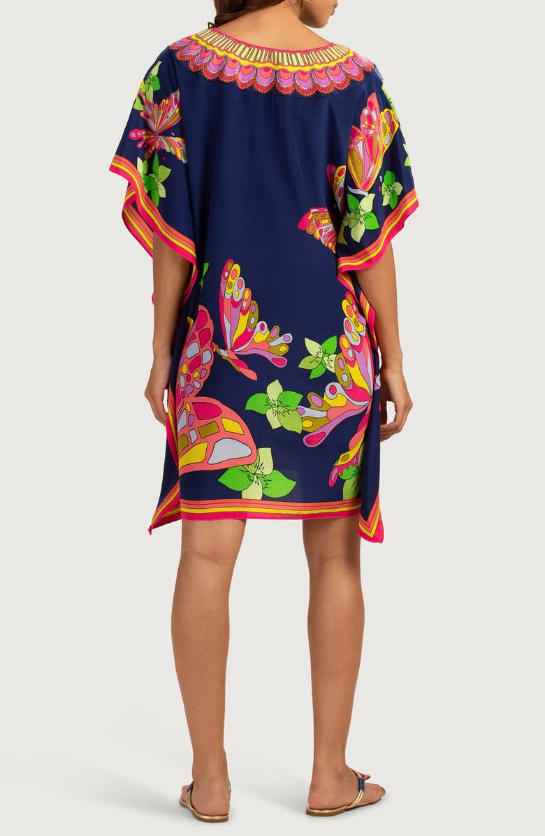 Trina Turk Theodora Print Silk Cover-Up Dress | Nordstromrack