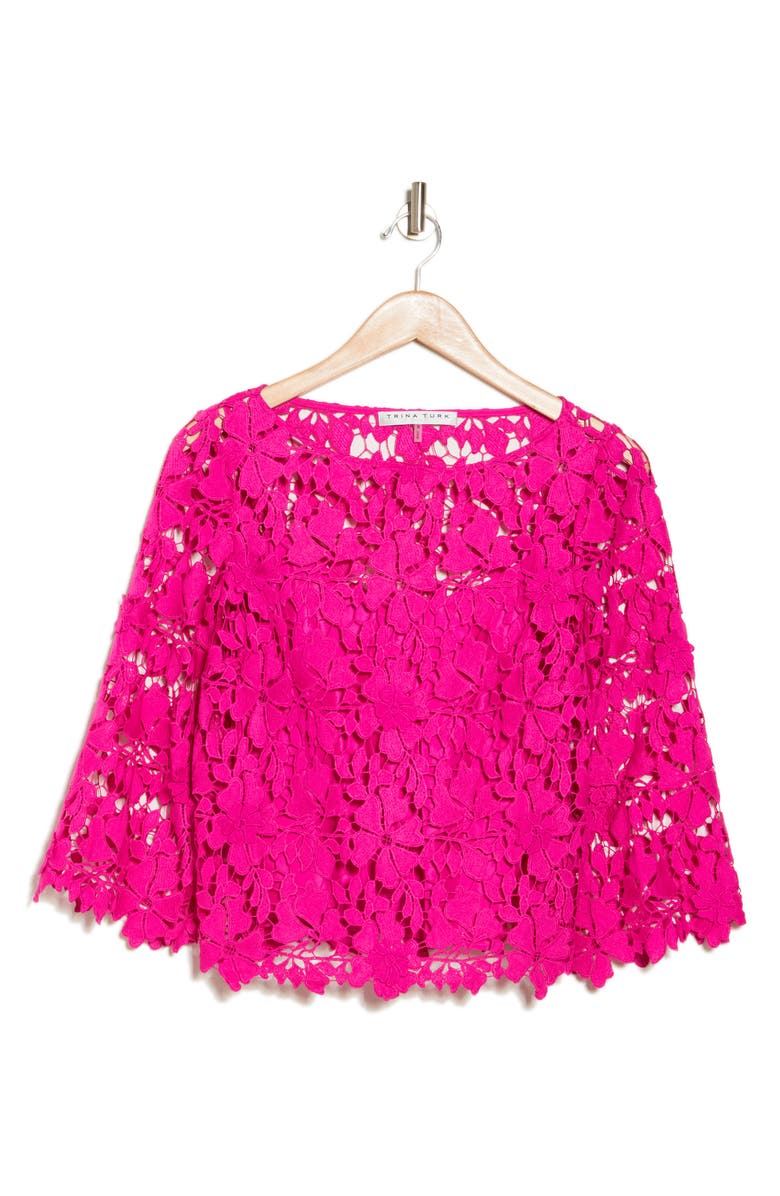 Trina Turk Sun Floral Lace Top | Nordstromrack