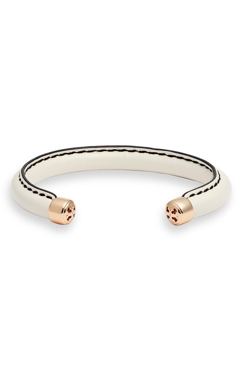 Tory Burch Miller Leather Cuff Bracelet | Nordstrom