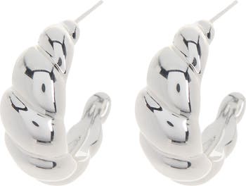 NORDSTROM RACK Demi-Fine Bold Twist 20mm Hoop Earrings | Nordstromrack