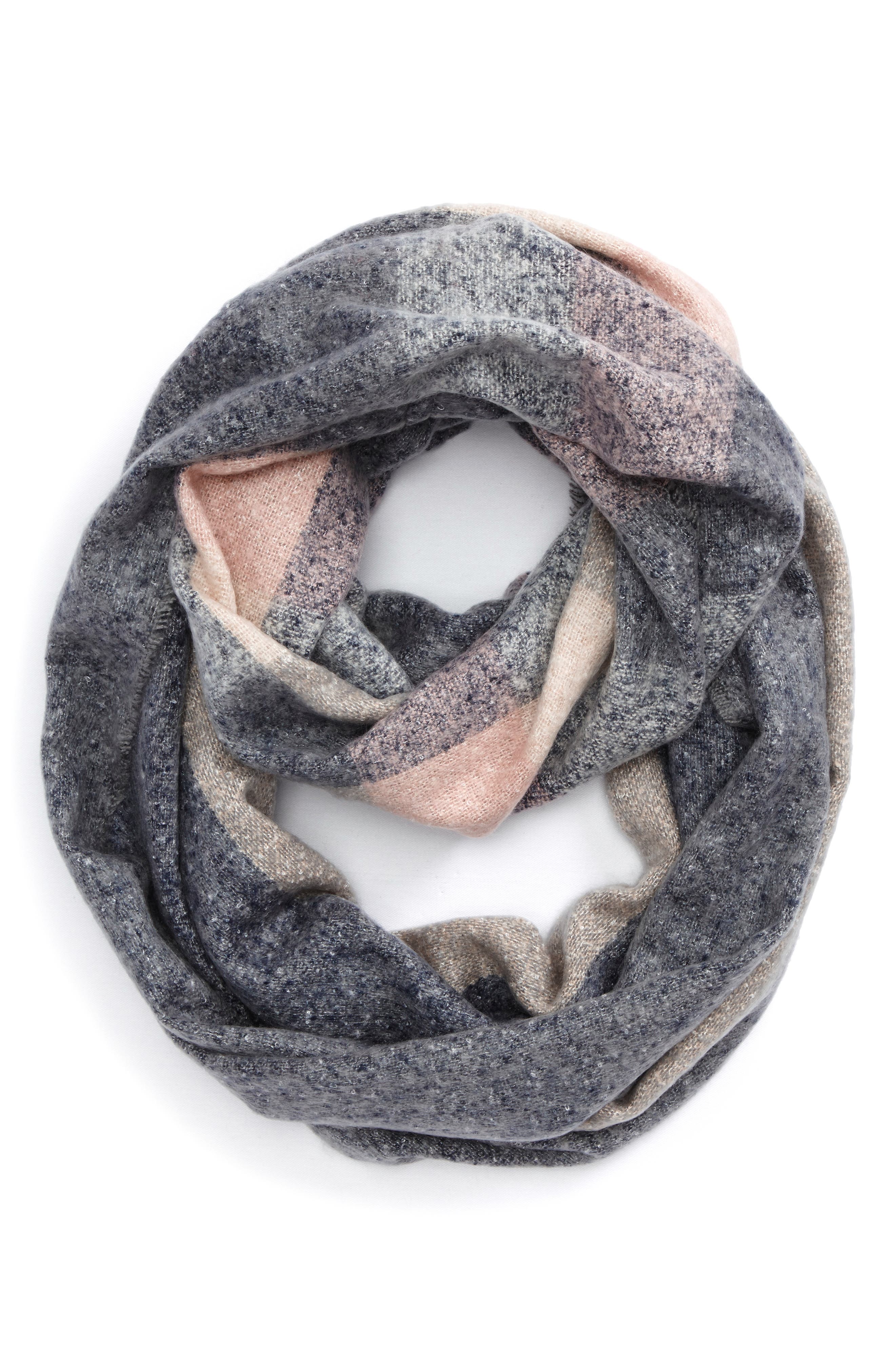 BP. Plaid Bouclé Infinity Scarf | Nordstrom