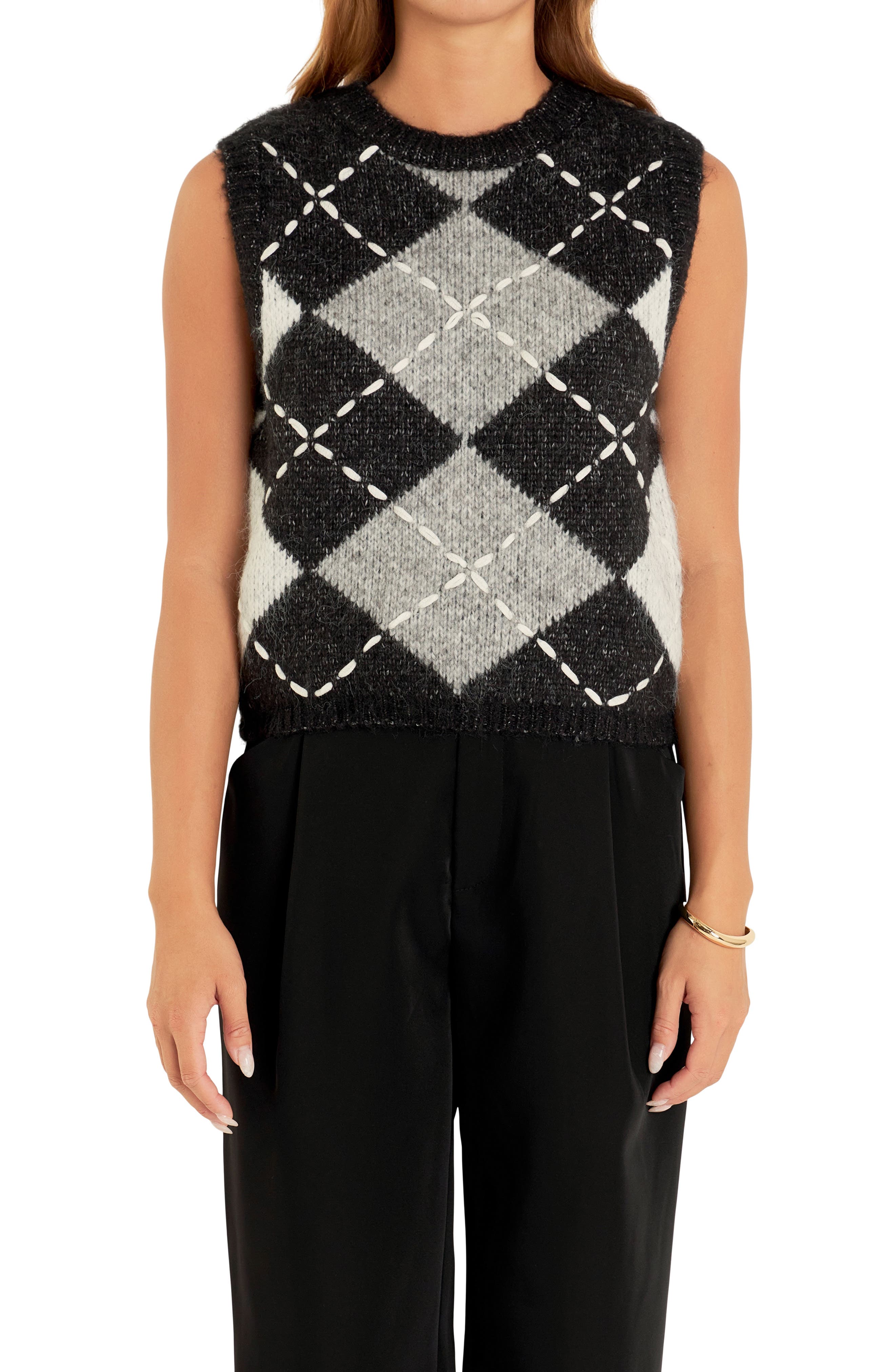 English Factory Argyle Sweater Vest | Nordstrom