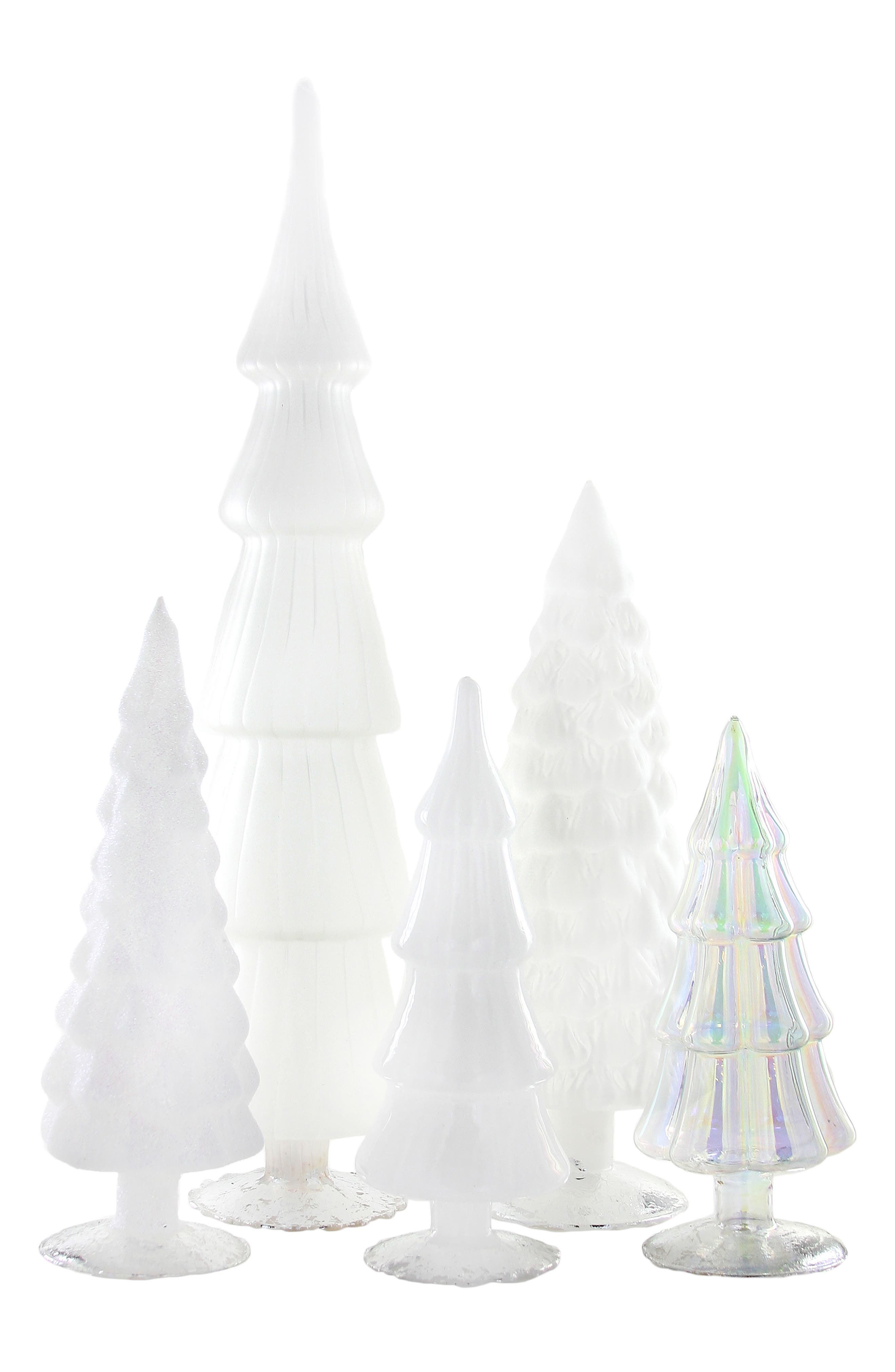 Cody Foster & Co. Cody Foster Set of 5 Glass Trees | Nordstrom