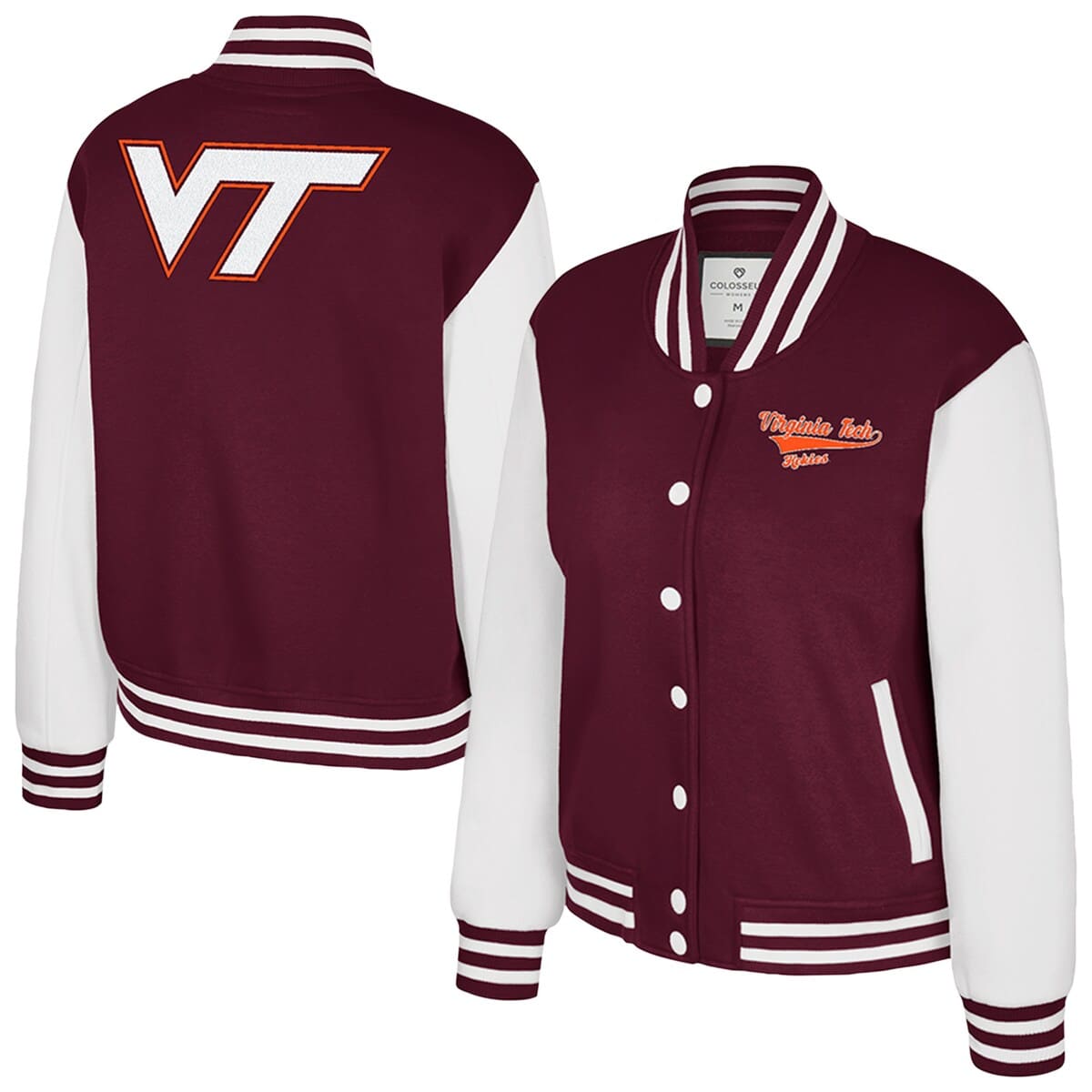 COLOSSEUM Women's Colosseum Maroon Virginia Tech Hokies French Baguette ...