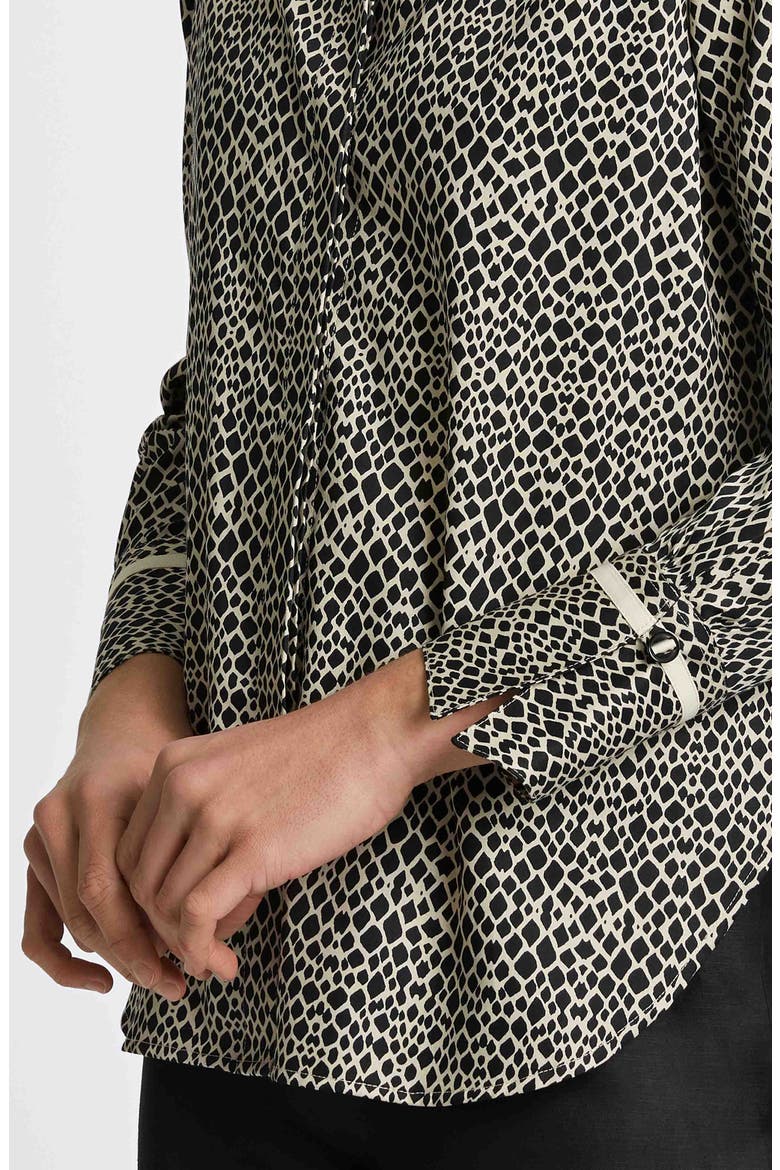 Iris Abstract Print Cotton Sateen Button-Up Shirt (Women) | Nordstromrack