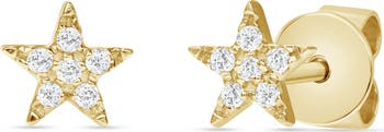 RON HAMI Star Diamond Stud Earrings | Nordstromrack