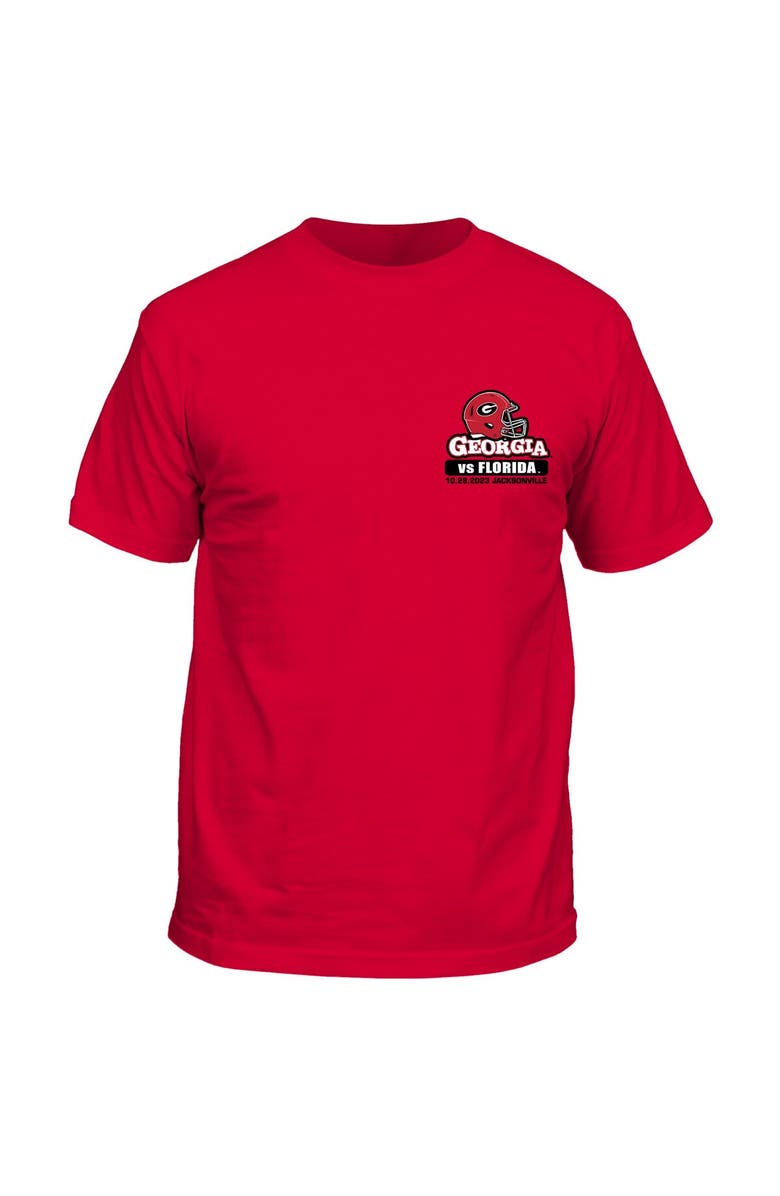 NEW WORLD GRAPHICS Men's Red Georgia Bulldogs FL/GA Rivalry Game T ...