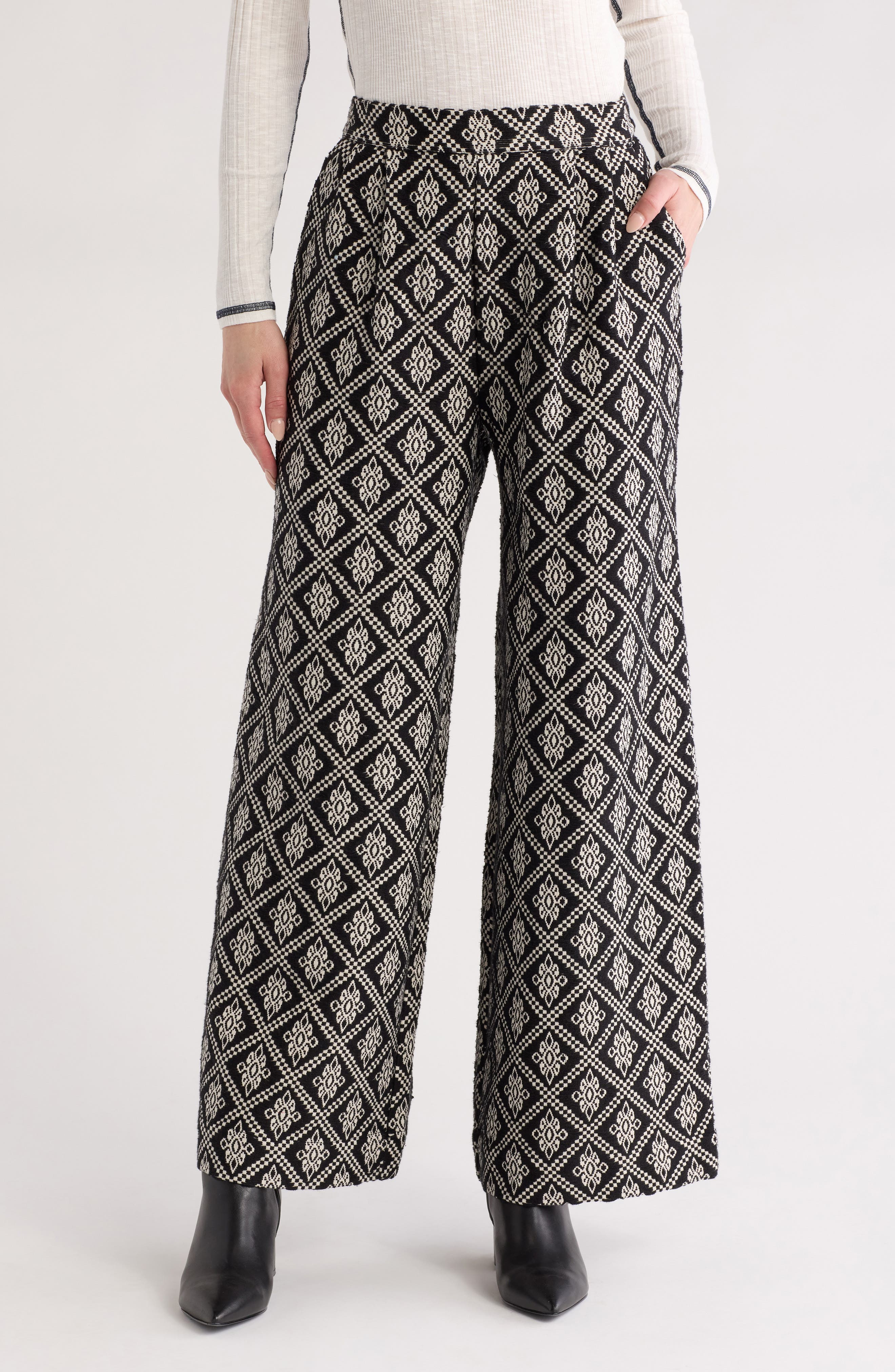 MOTHER The Quickie Ponty Prep Wide Leg Pants | Nordstromrack