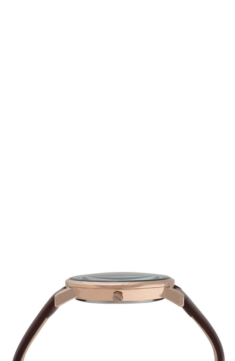 Kenneth Cole New York Men's Multifunction Leather Strap Watch, 42mm ...