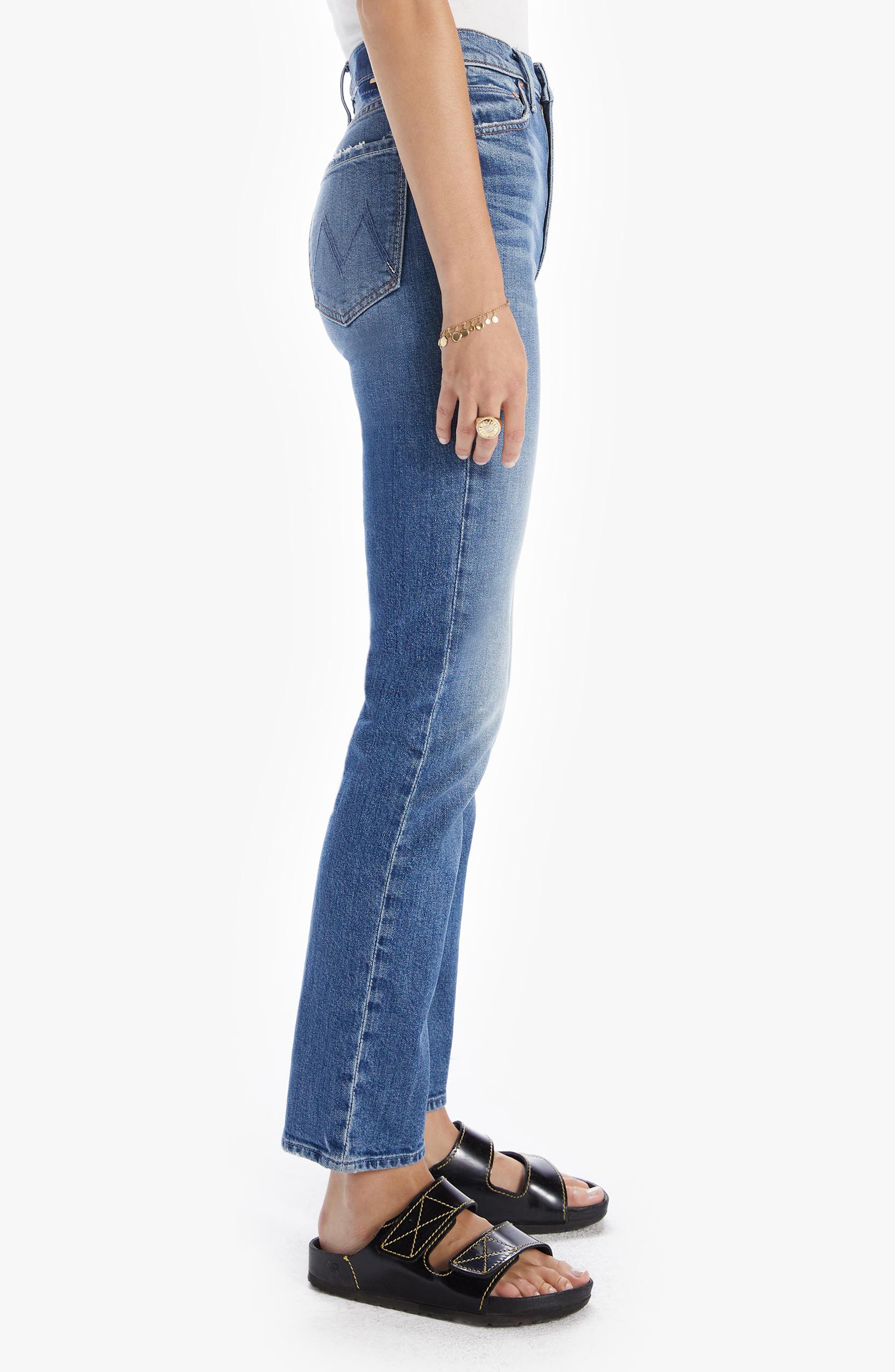 MOTHER Rider Skimp High Waist Straight Leg Jeans | Nordstromrack