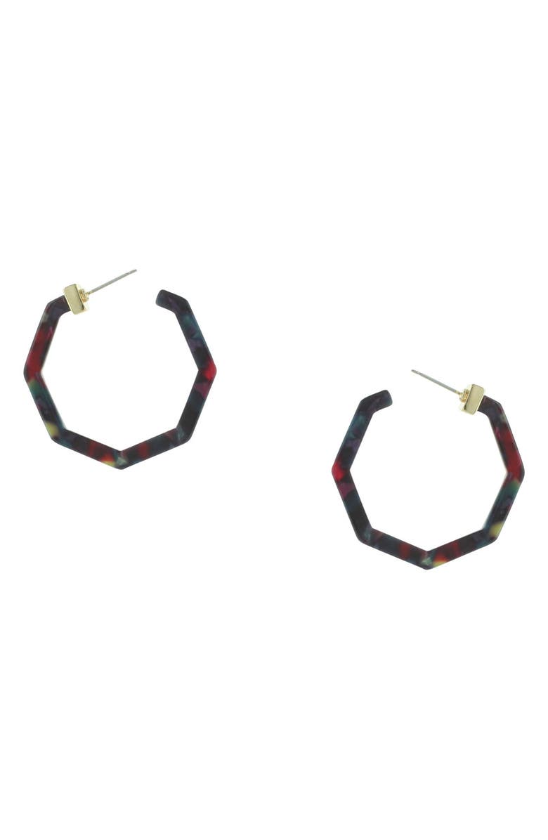 OLIVIA WELLES Speckled Hoop Earrings | Nordstromrack